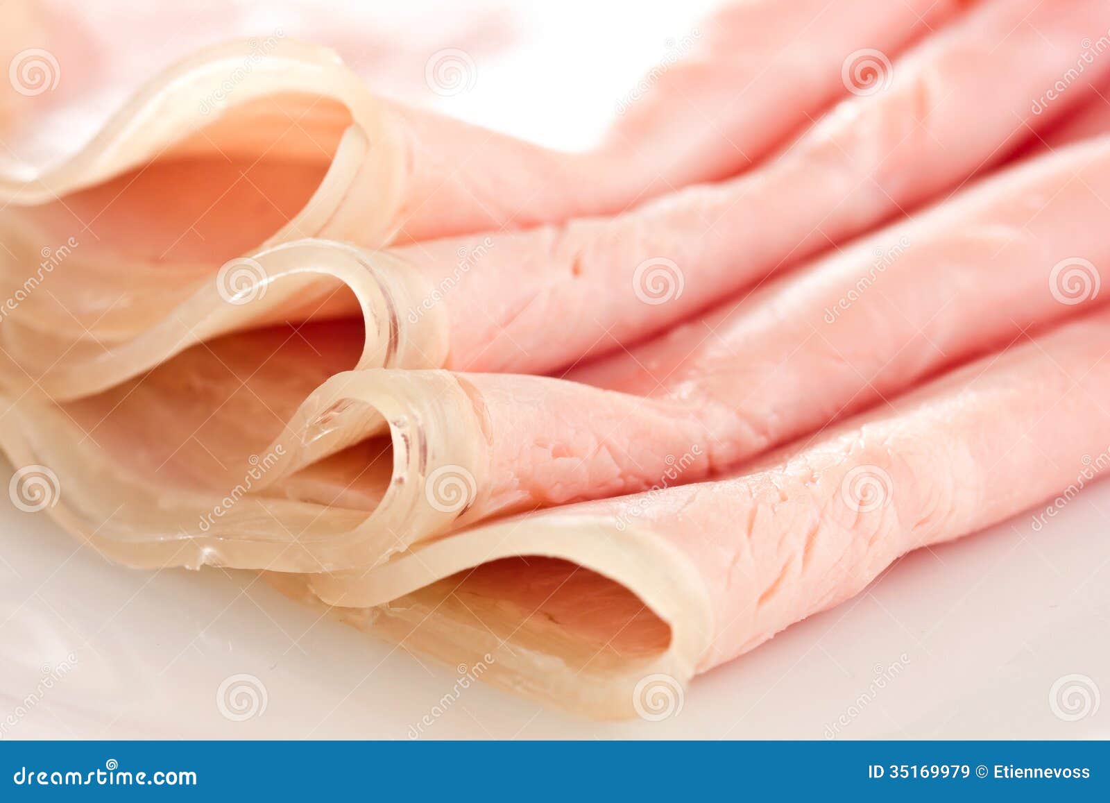 Ham folded stock image. Image of background, shaved, sliced - 35169979
