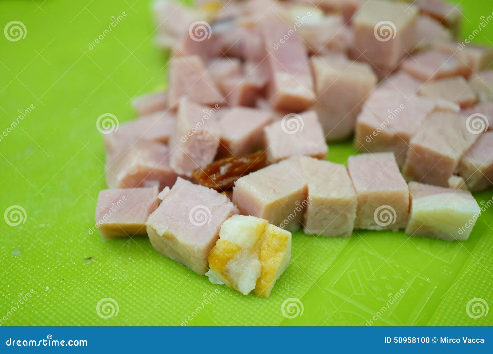 Ham pieces stock photo. Image of food, pieces, ingredient - 50958100