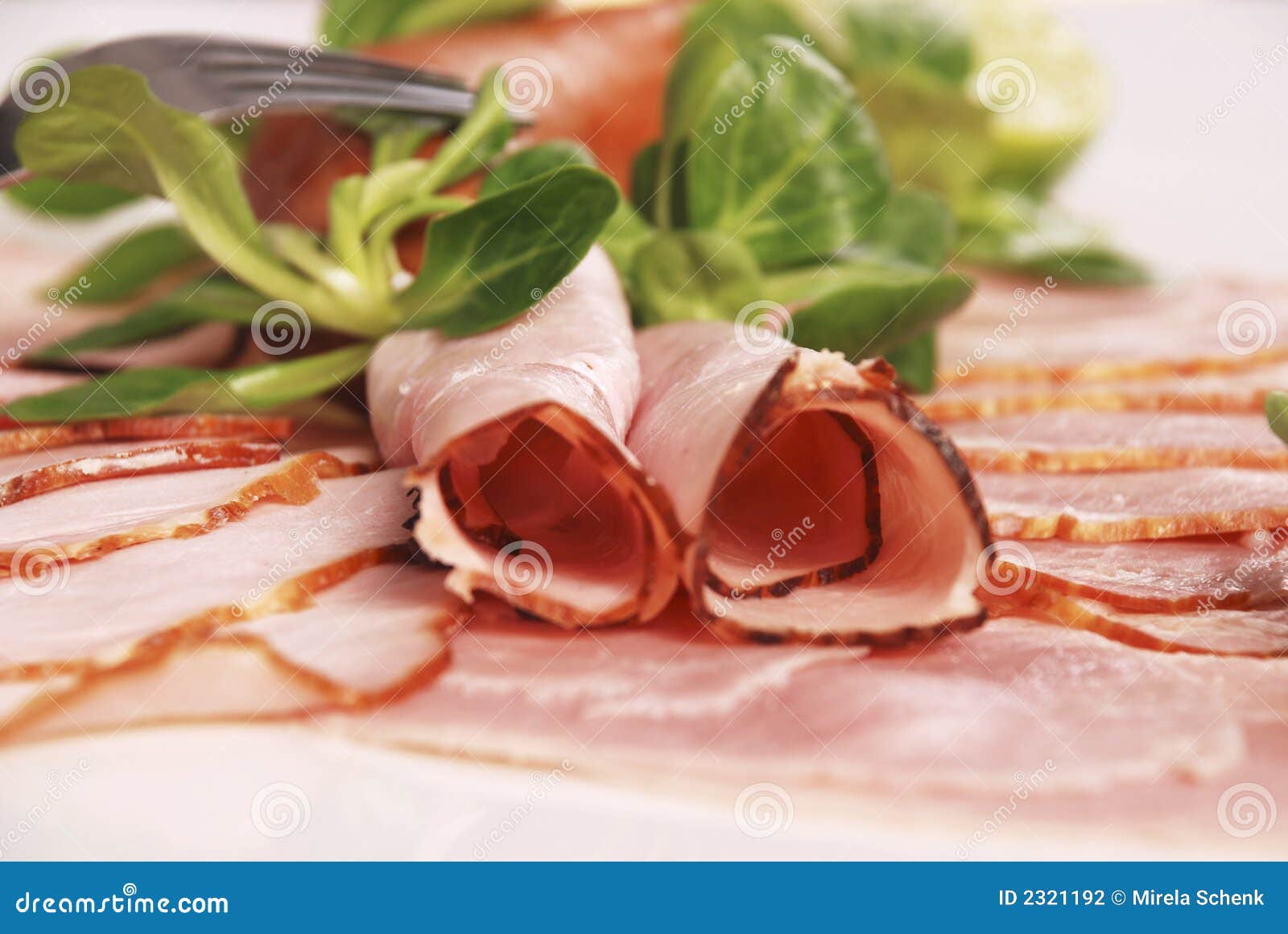 Ham plate stock photo. Image of food, pork, plate, meat - 2321192