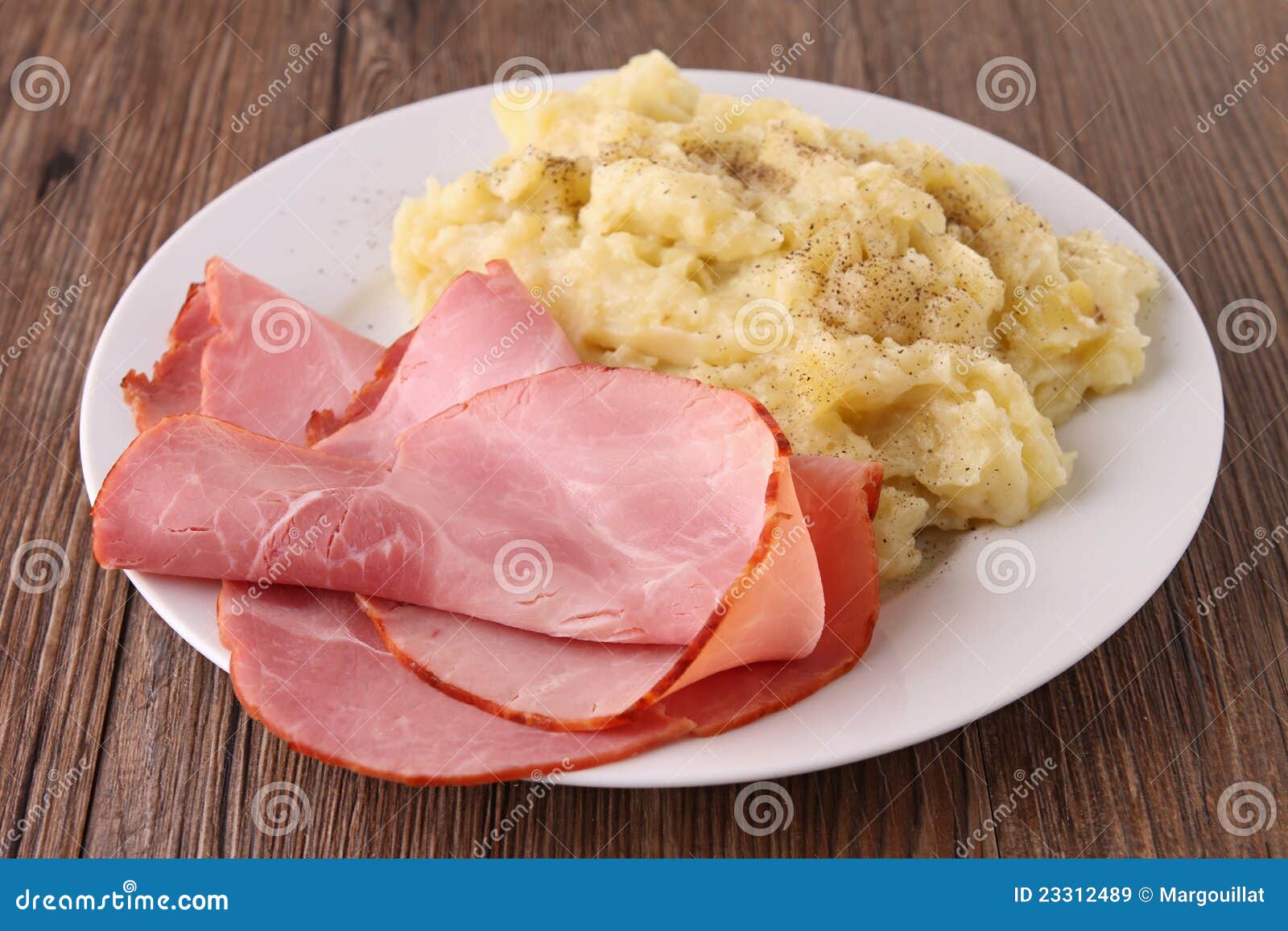 Ham and puree stock image. Image of chicken, cuisine - 23312489
