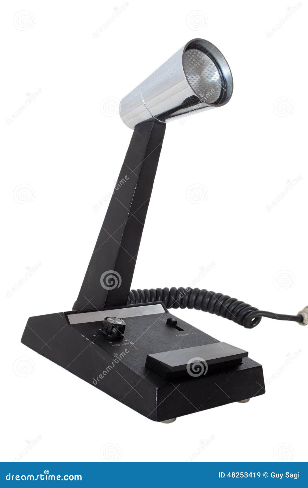 Ham radio microphone stock image. Image of letters, silver - 48253419