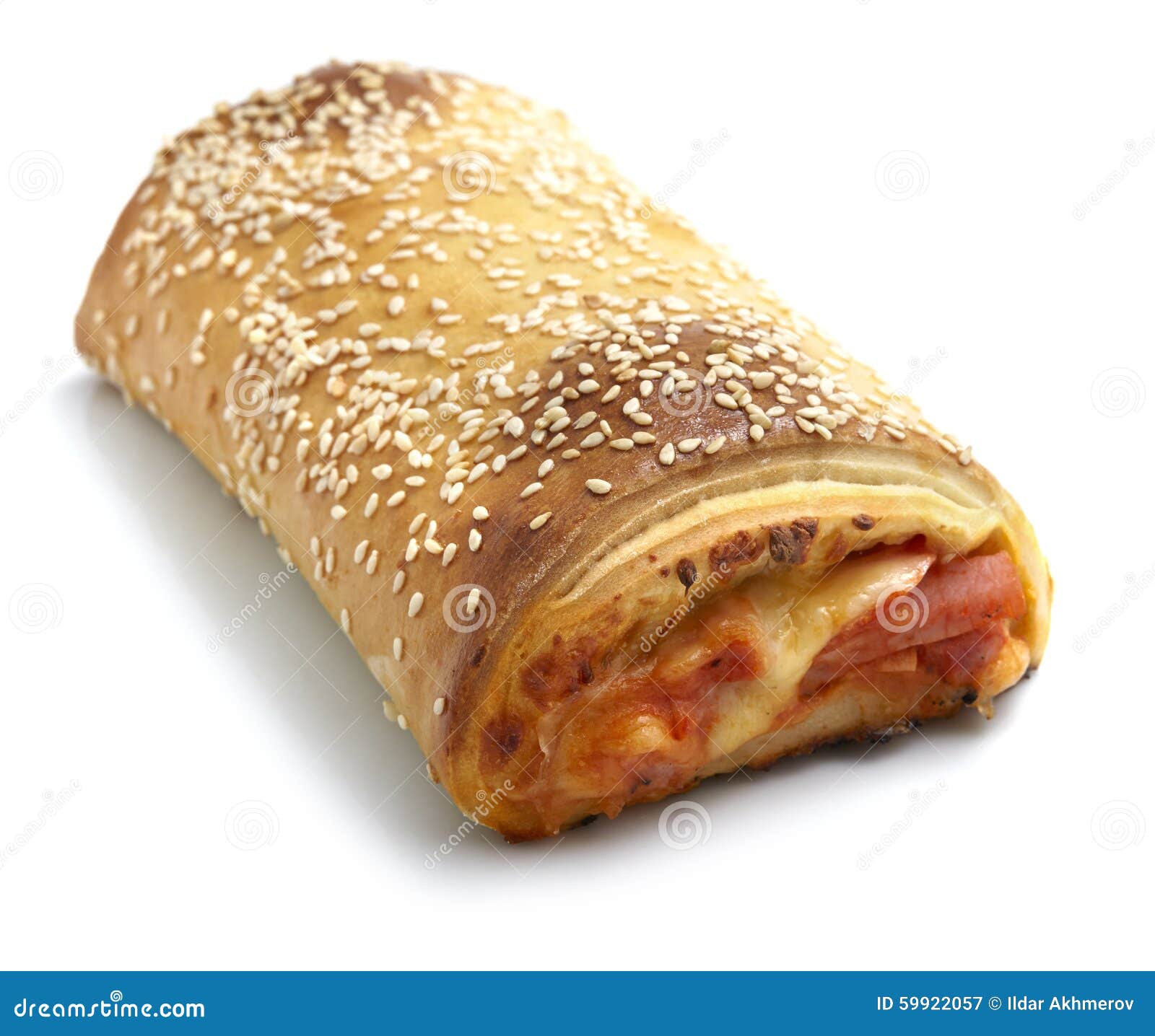 Ham rol stock image. Image of dough, tasty, fresh, cake - 59922057