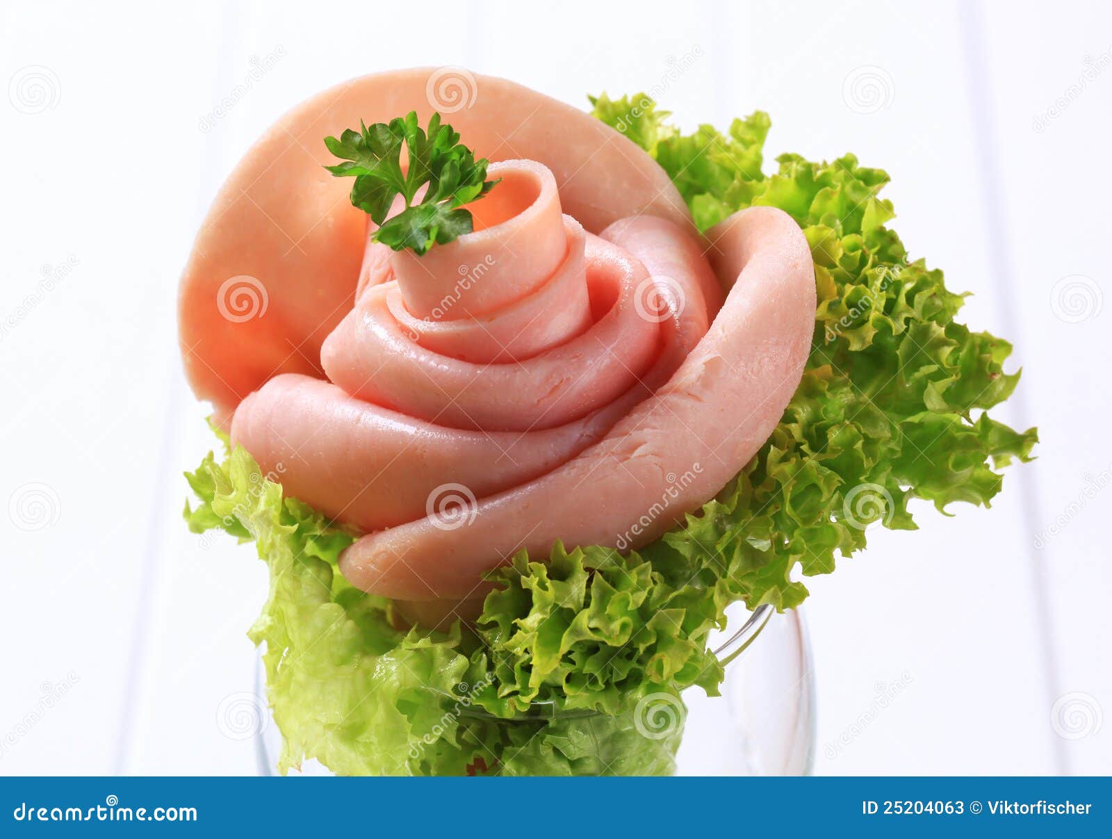 Ham Rose stock image. Image of meat, appetizer, slices - 25204063