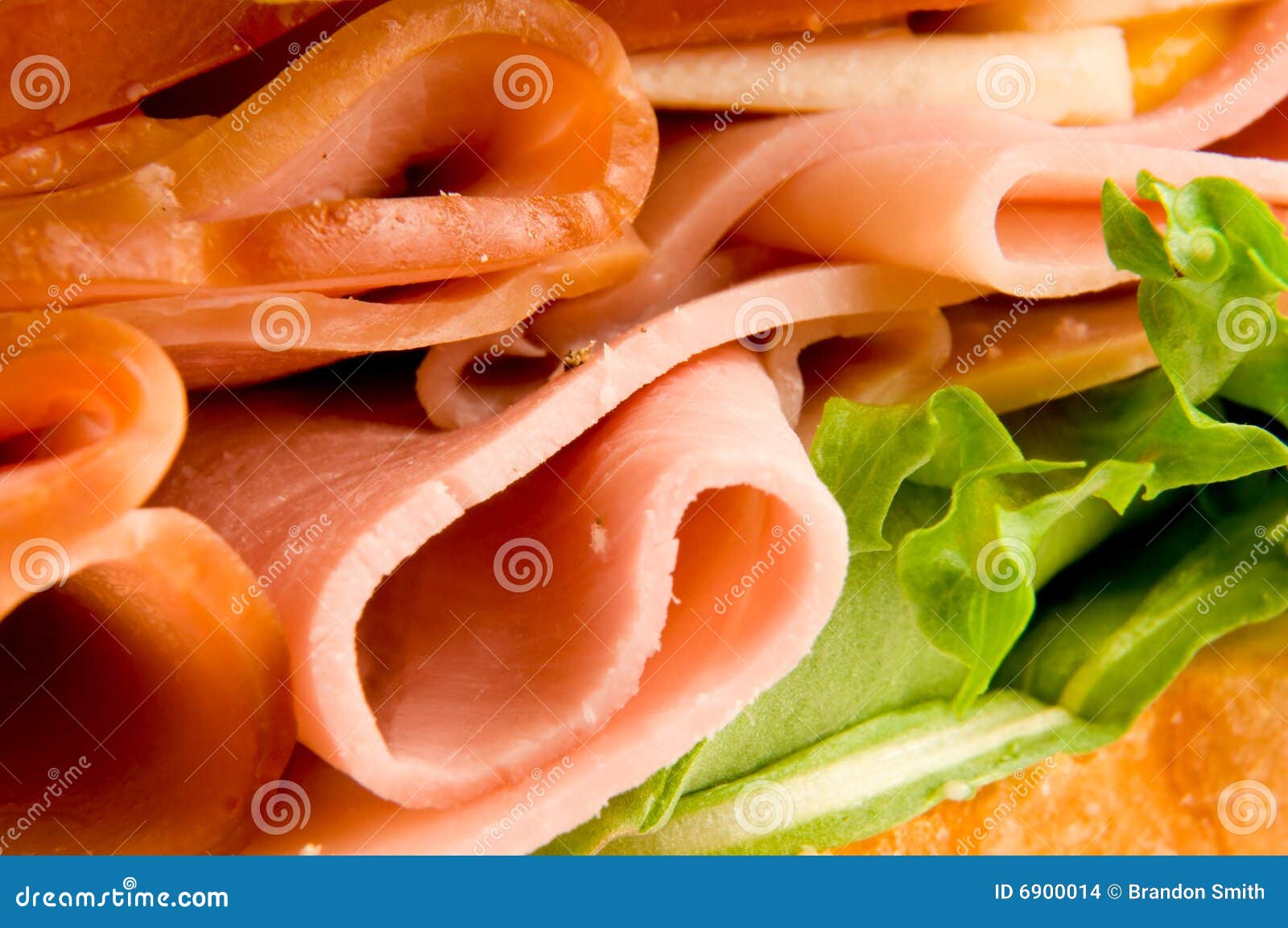 Ham Sandwich stock photo. Image of meat, cheddar, lunch - 6900014