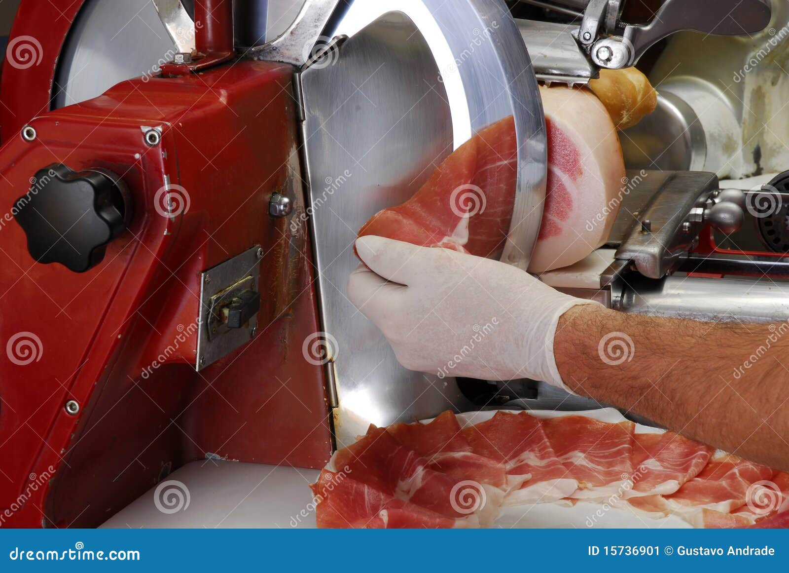 Ham Slicer Stock Image - Image: 15736901