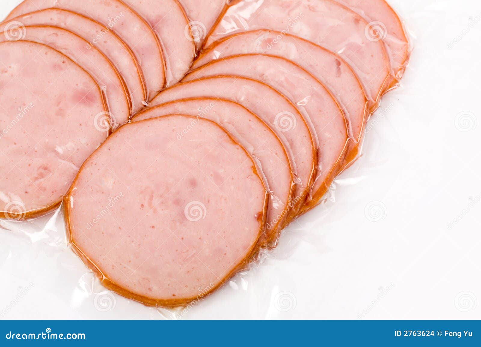 Ham slices stock photo. Image of sausage, fresh, slice - 2763624