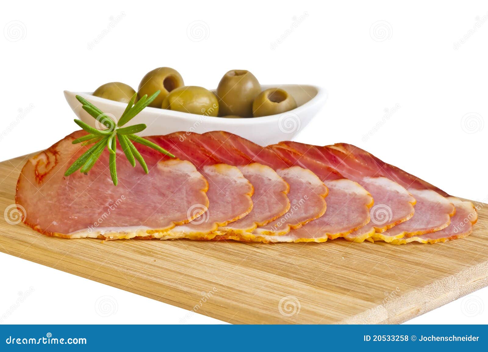 Ham of Spain Lomo stock photo. Image of delicious, food - 20533258