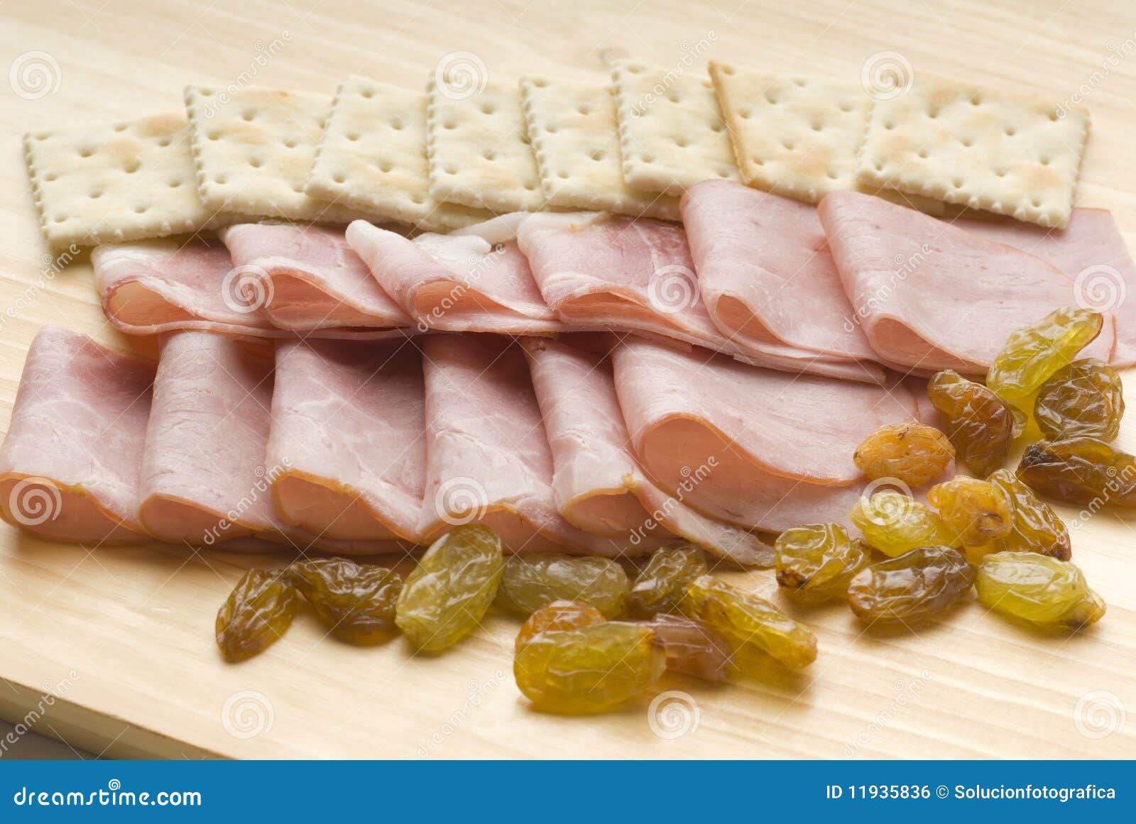 Ham table stock photo. Image of biscuits, raisins, delicates - 11935836