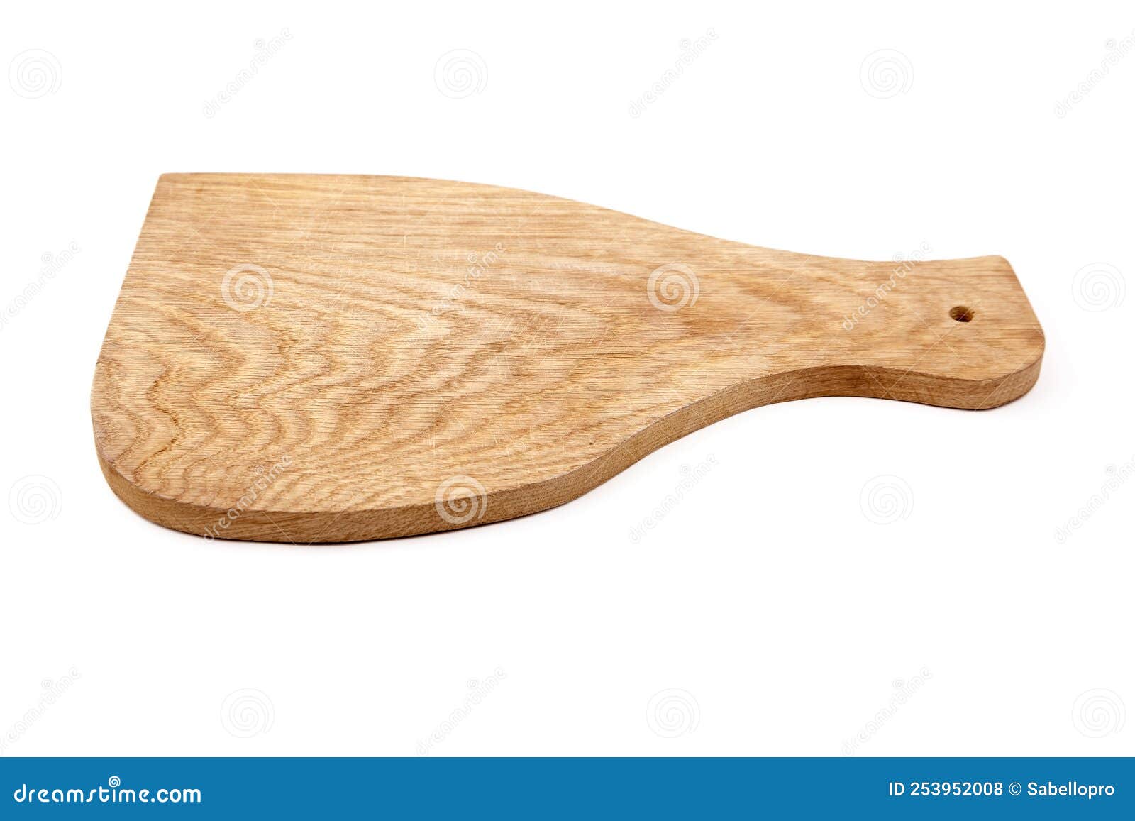 Ham Wooden Cutting Board Isolated on White Stock Photo - Image of view ...