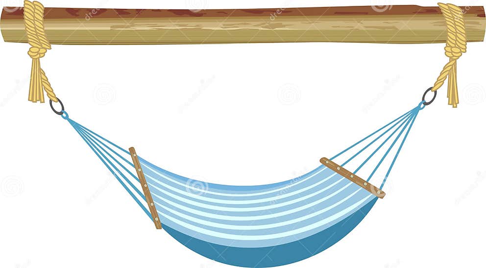 Hamaca ilustración del vector. Ilustración de textura - 33938130