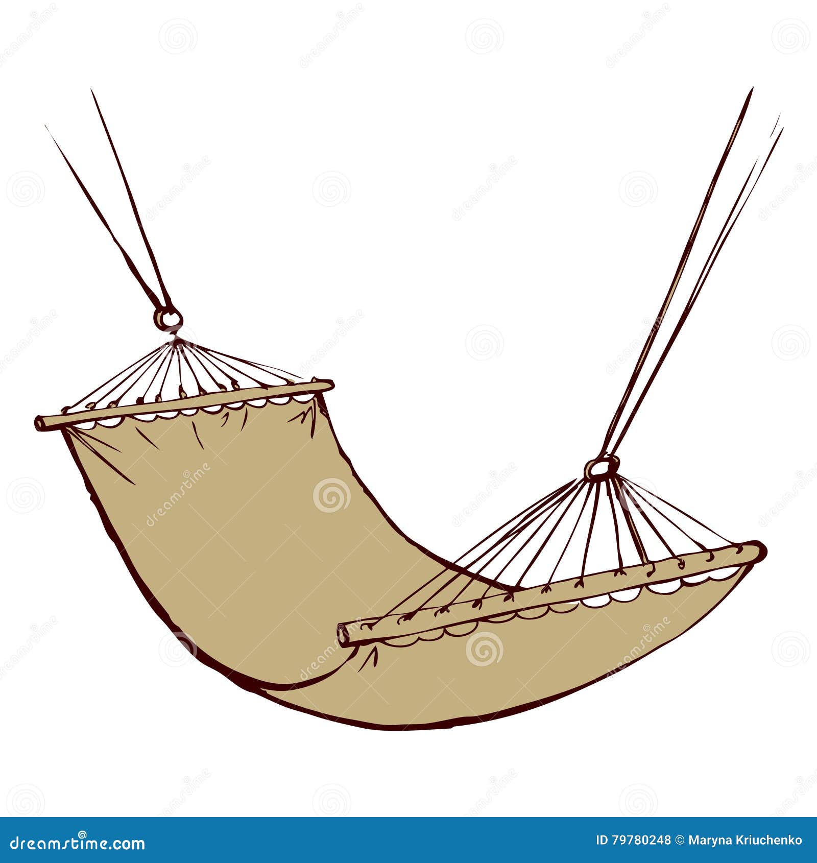 Hamaca Gráfico del vector ilustración del vector. Ilustración de ...
