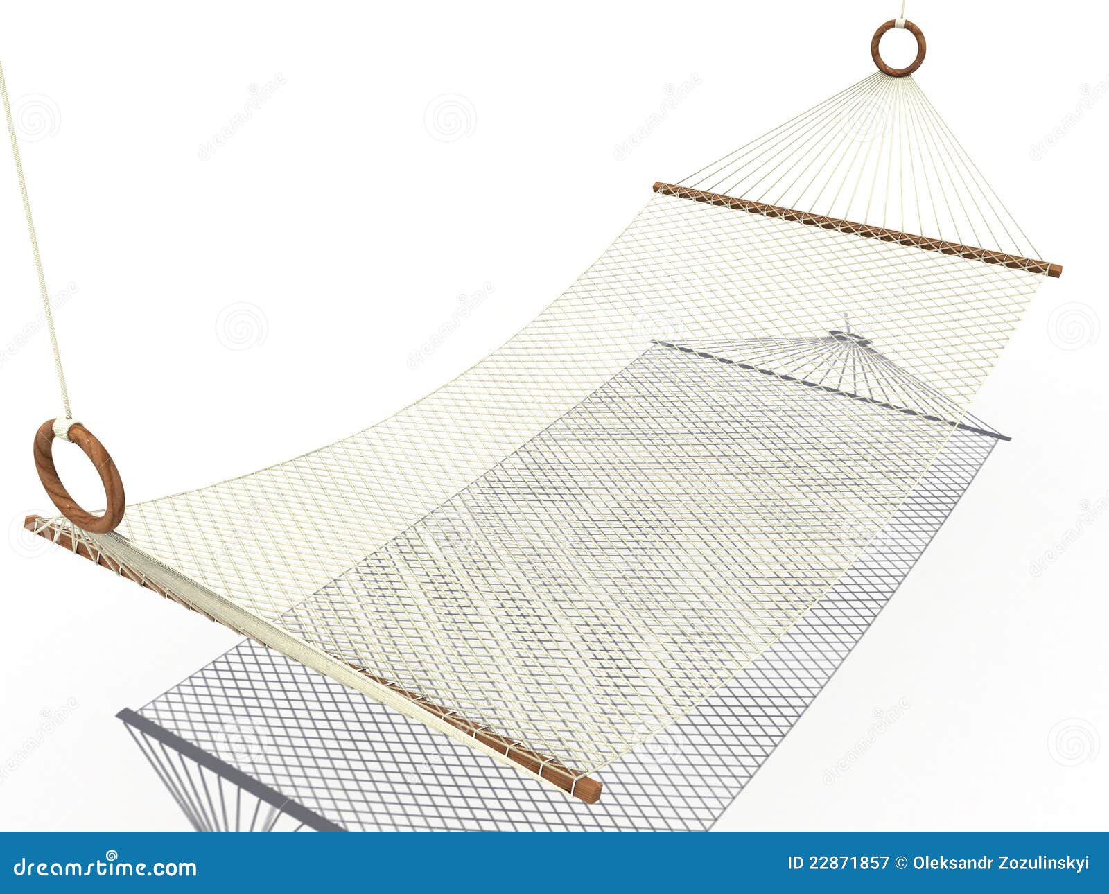 Hamaca simple â2 stock de ilustración. Ilustración de resto - 22871857