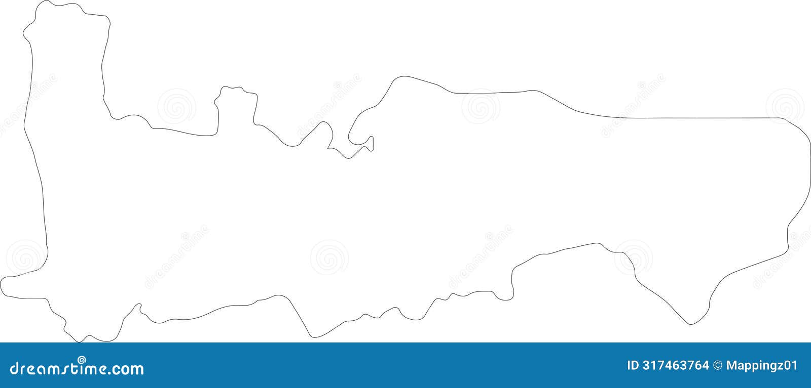 Syria Map Outline. High Detailed Vector Map Of Syria On White ...