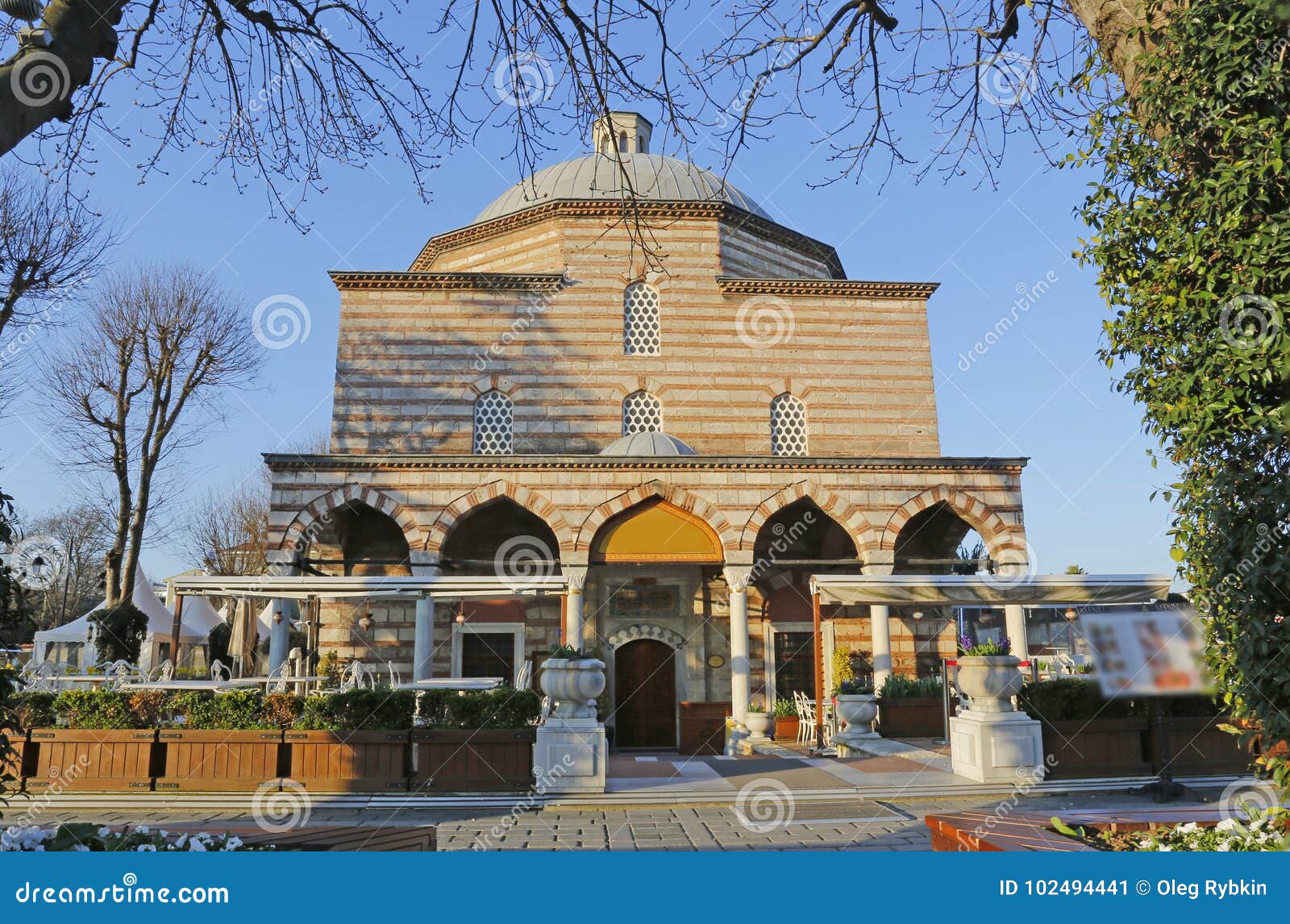 Hamam Hurem Sultan in Istanbul in May 2017. Stock Image - Image of ...