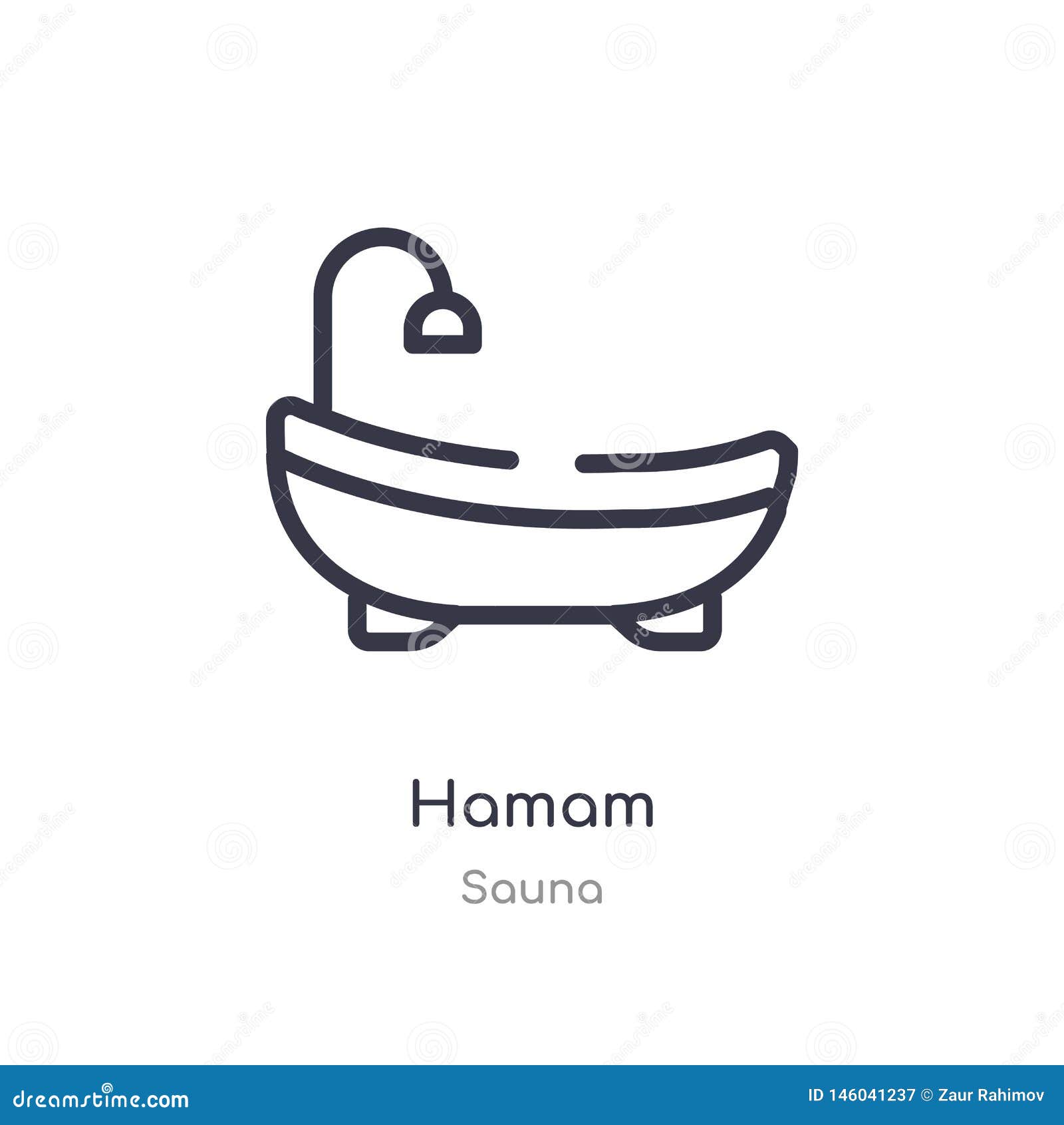 Hamam Icon. Trendy Hamam Logo Concept On White Background From S ...