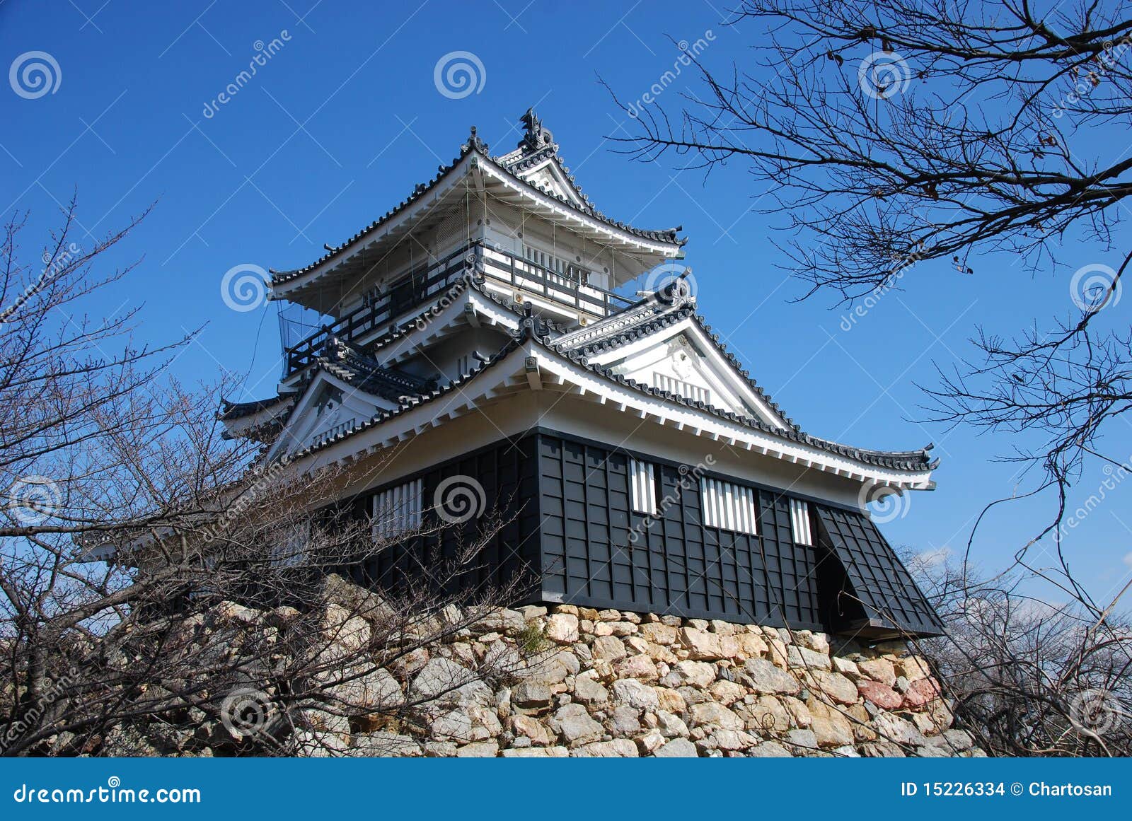 Hamamatsu Castle stock photo. Image of japan, architecture - 15226334