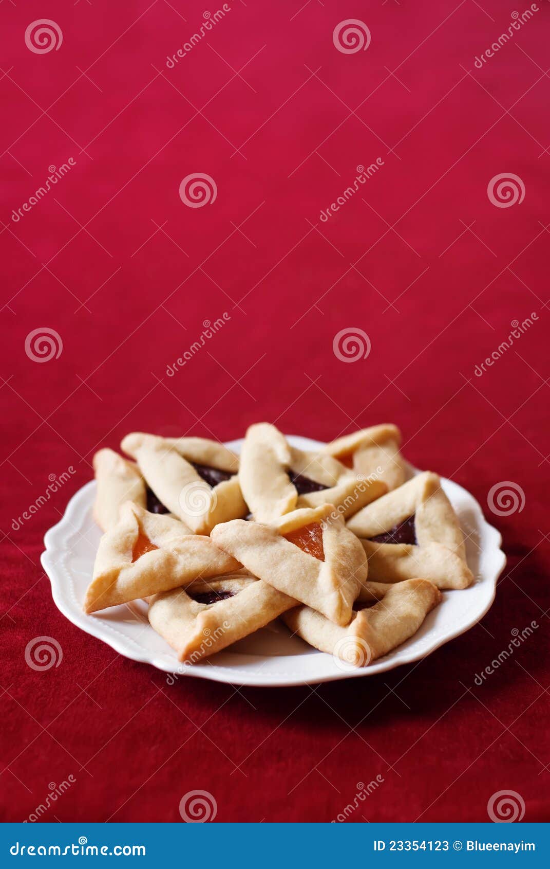 Hamantaschen Cookies stock image. Image of hamentaschen - 23354123