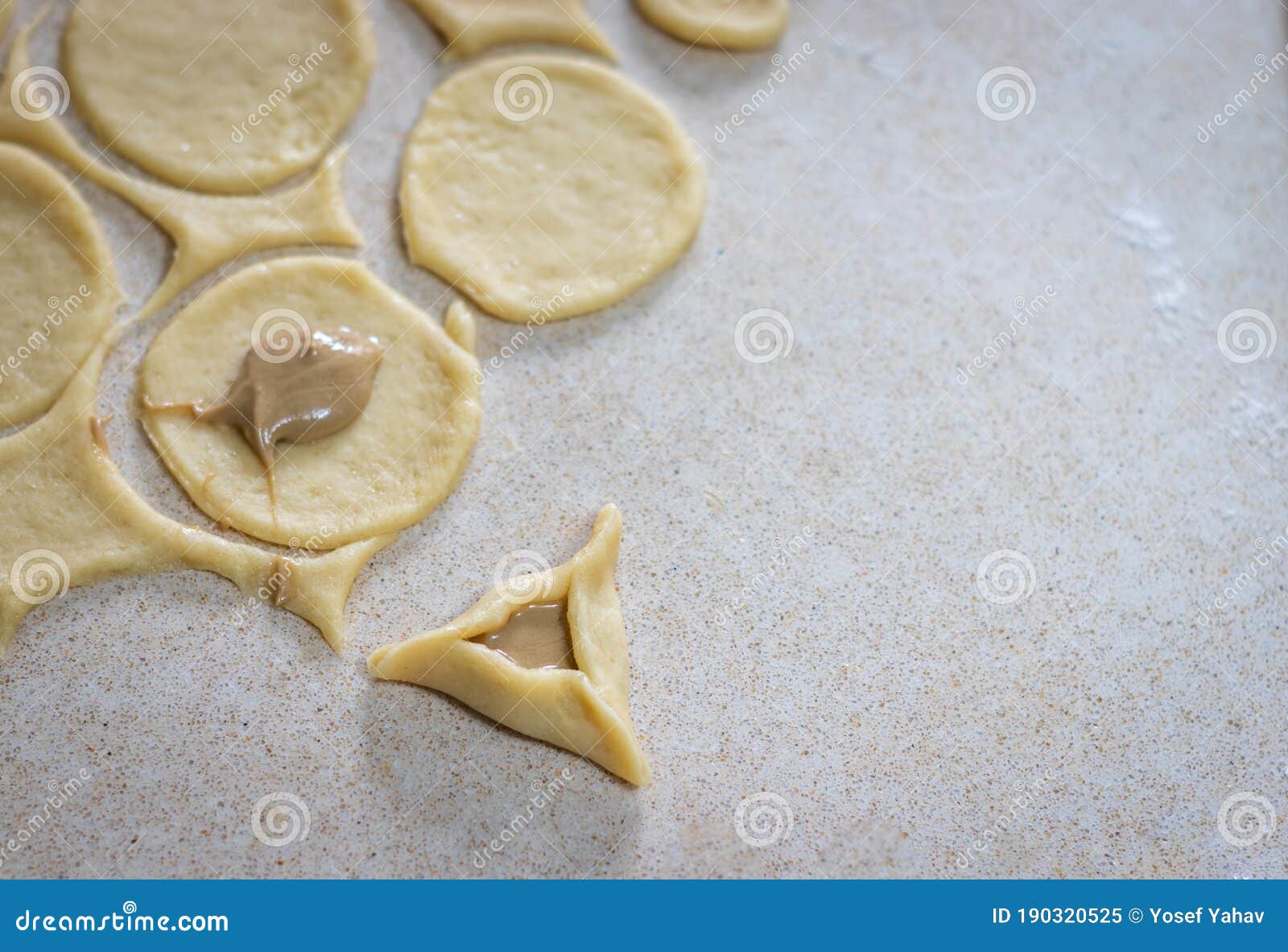 Triangular Pastry Made Of Crispy Dough Stock Photo | CartoonDealer.com ...