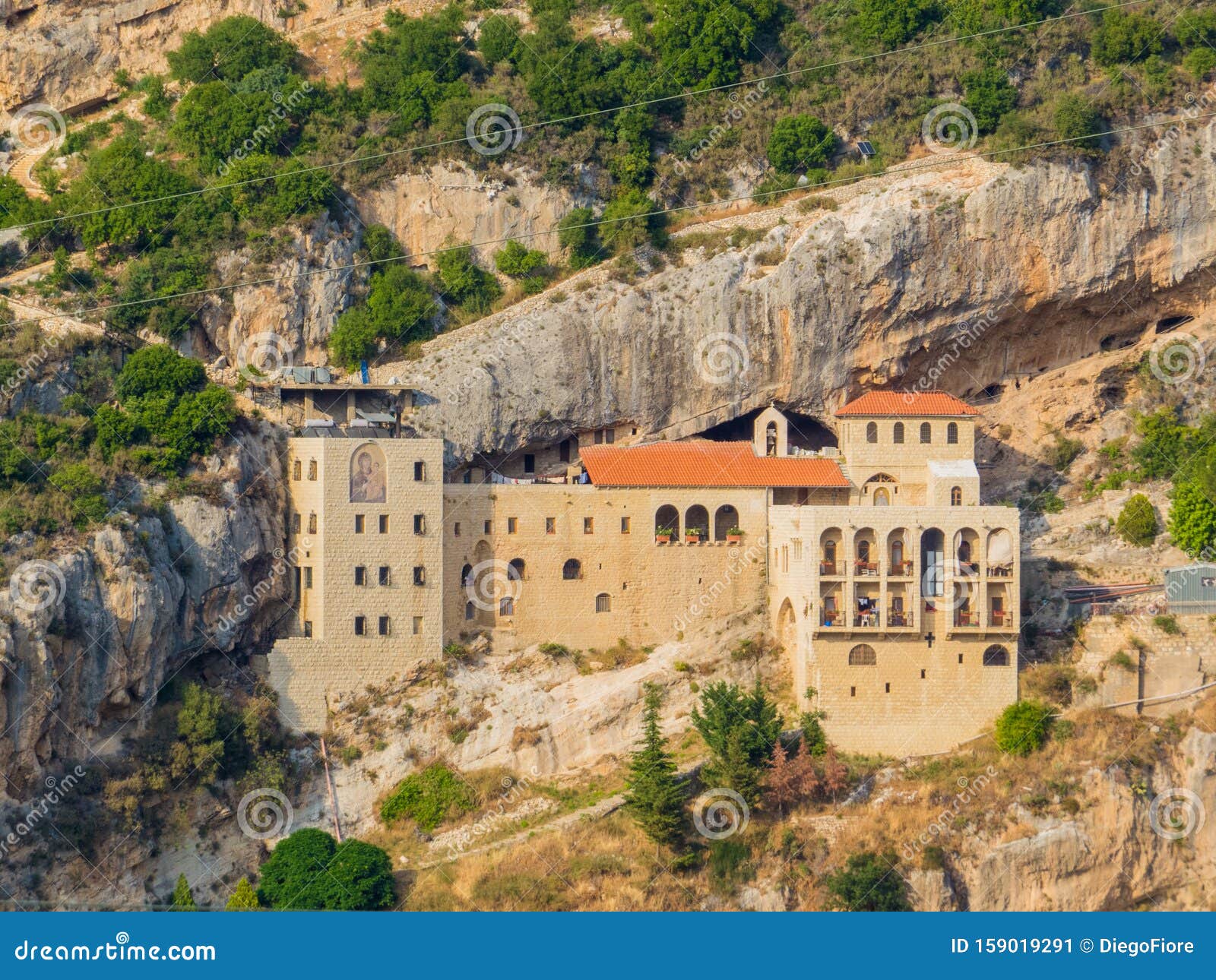 Hamatoura Monastery. Kousba, Lebanon Stock Image - Image of ...
