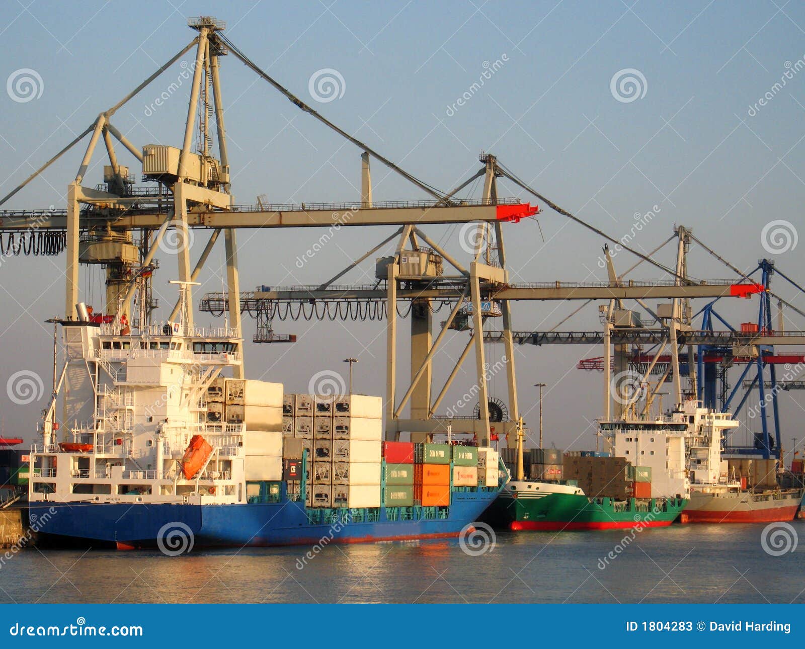 Hamburg docks stock image. Image of unloading, globalization - 1804283