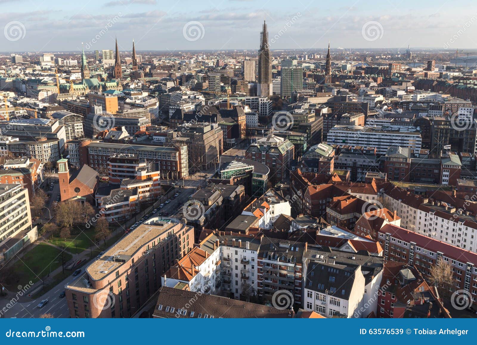 Hamburg germany from above stock image. Image of warehouse - 63576539