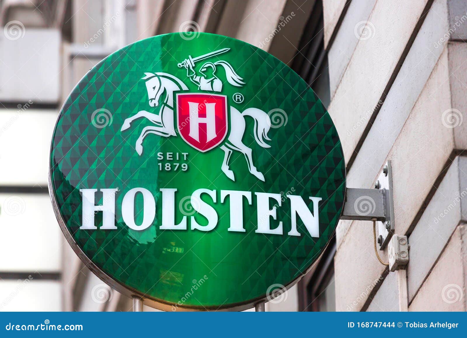 Holsten Beer Sign in Hamburg Germany Editorial Stock Image - Image of ...