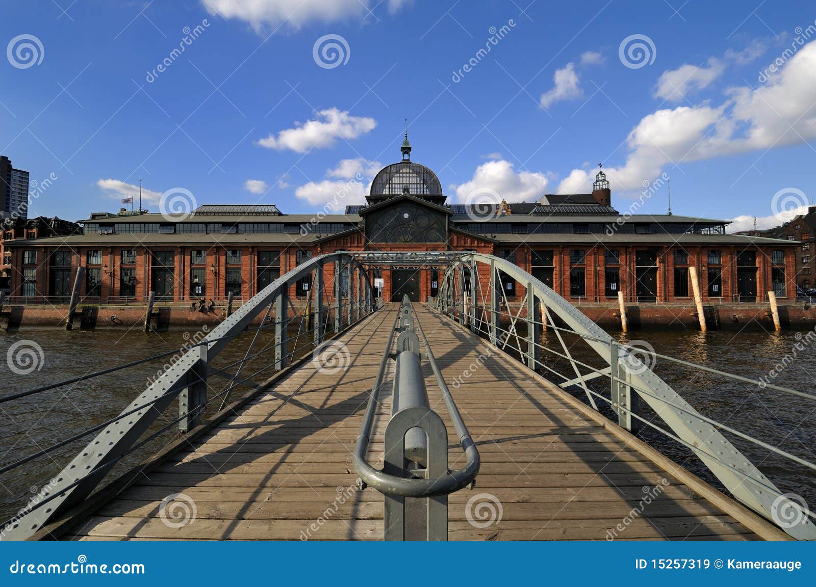 Hamburg, Germany, Old Fish Auction Hall Stock Image - Image of tourist ...