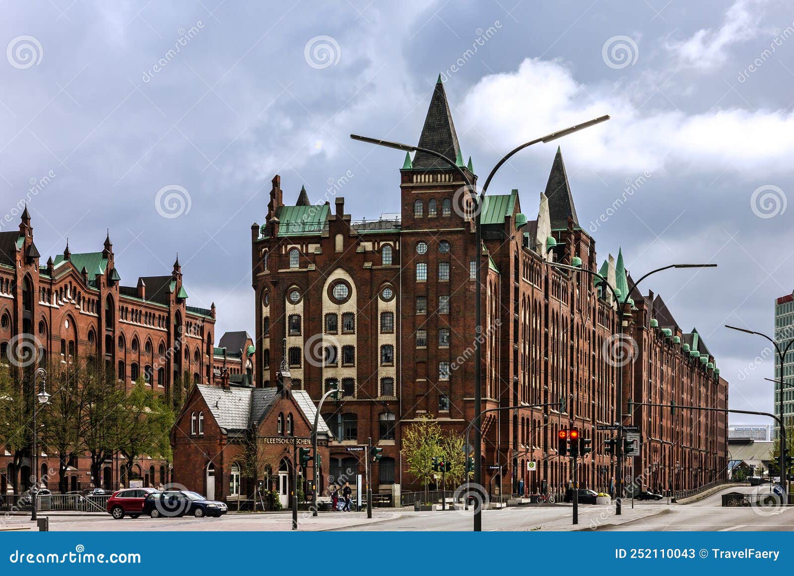 Hamburg, Germany. Old Warehouse Building Editorial Stock Photo - Image ...
