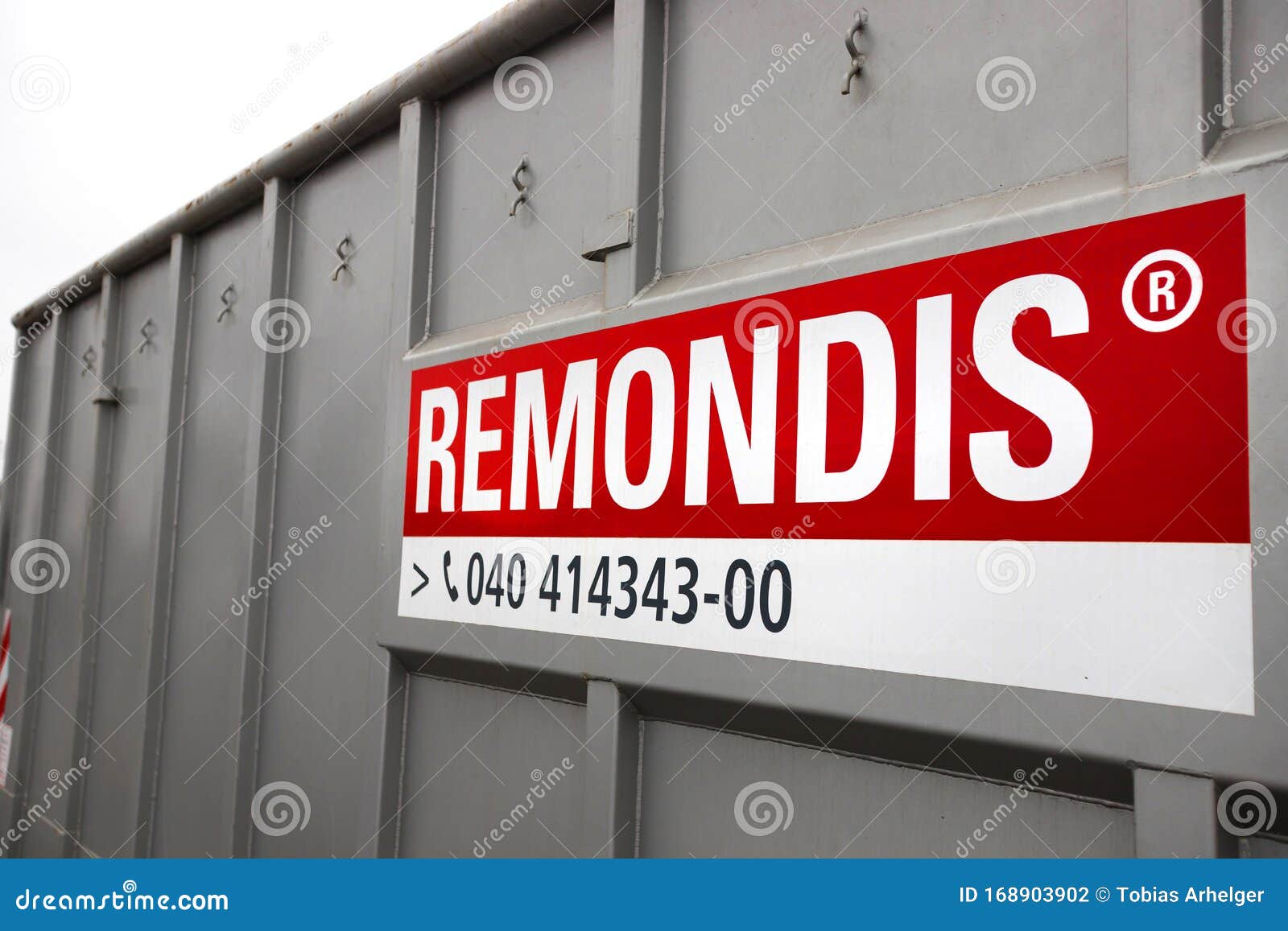 Remondis Container Sign in Hamburg Germany Editorial Photography ...