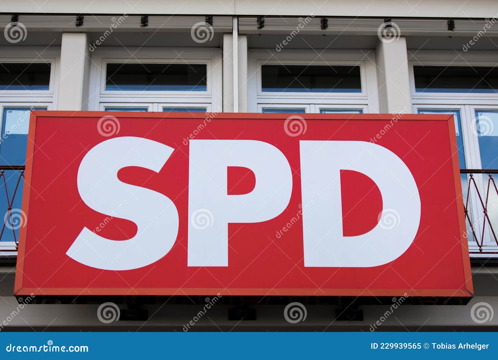 Sign of the German Spd Party Editorial Image - Image of partei, logo ...