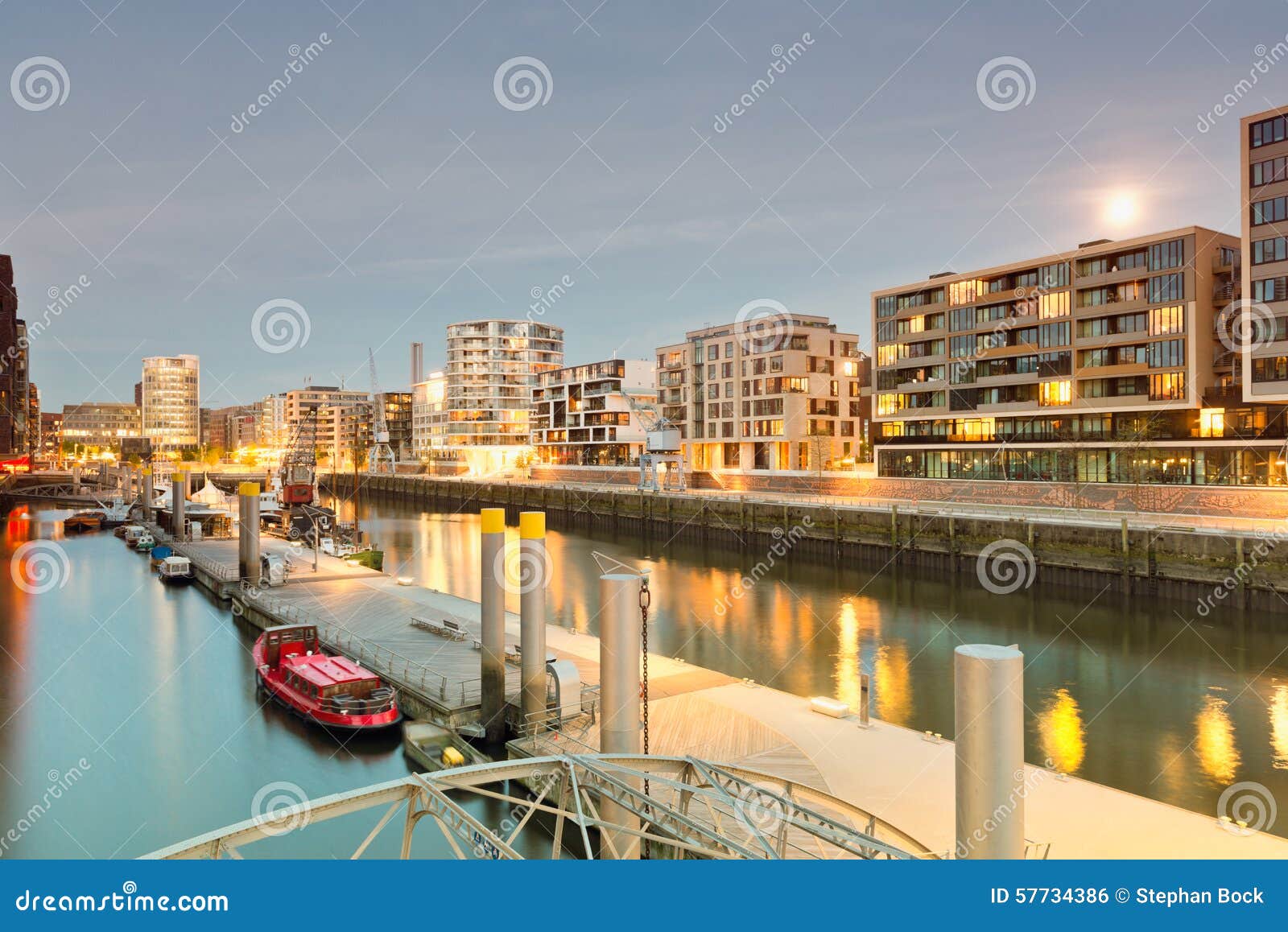 Hamburg, Hafencity, Modern Architecture at the Waterfro Stock Photo ...