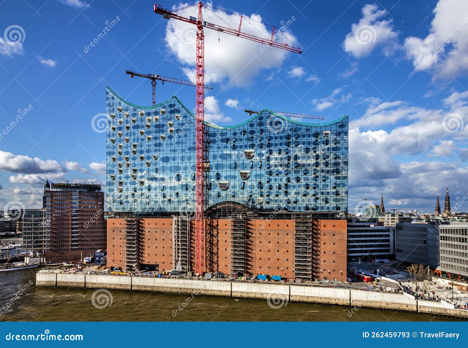 Hamburg. Modern New Building in Harbor, Germany Editorial Stock Photo ...