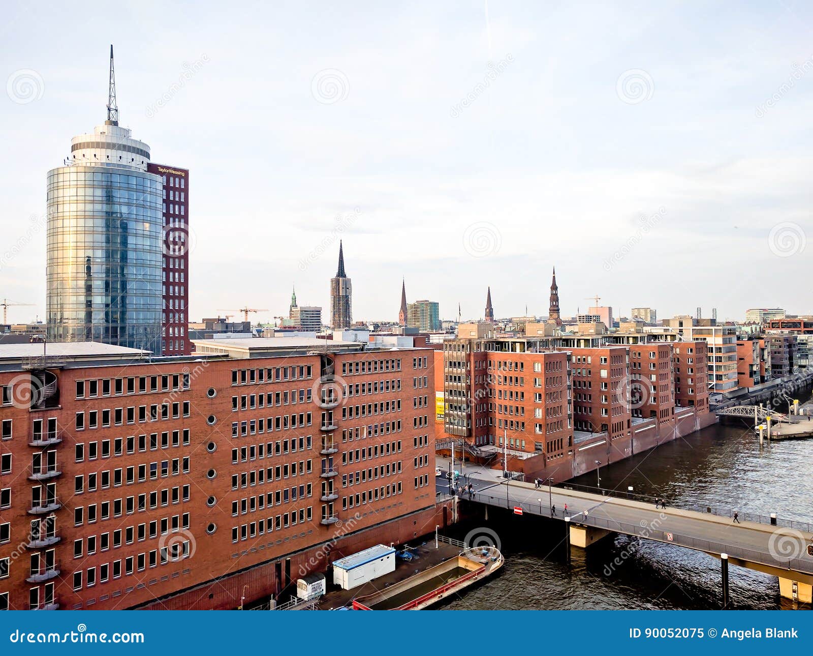 Hamburg in spring stock image. Image of landmark, elbphilharmonie ...