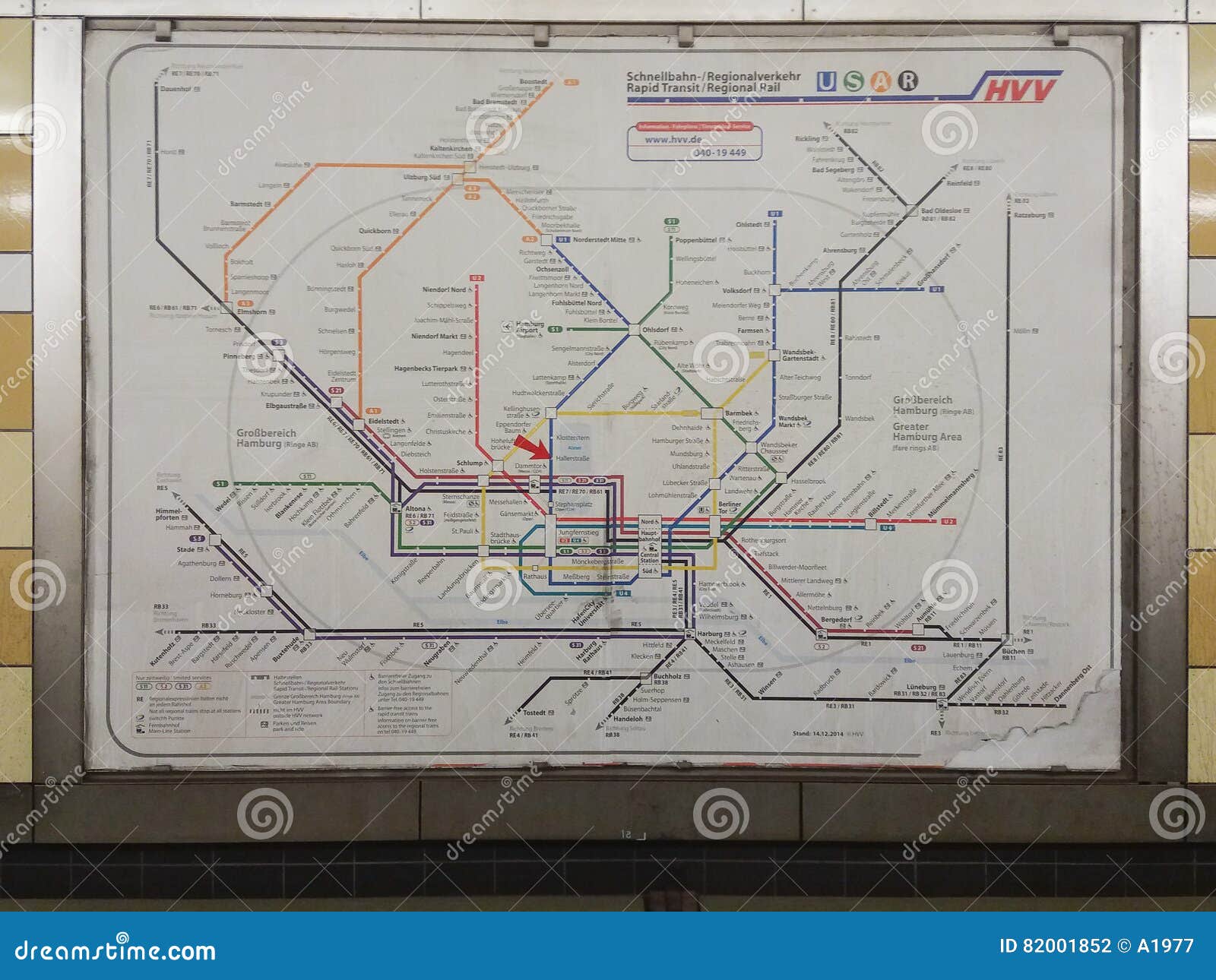 Hamburg Underground Train Network Map Editorial Photography - Image of ...