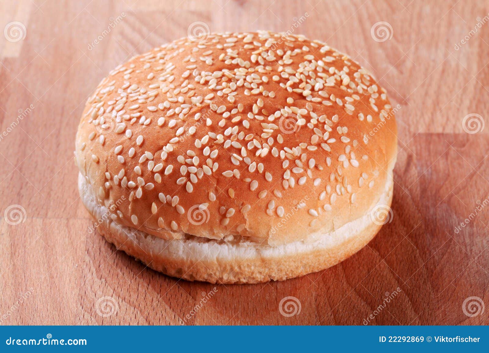 Hamburger bun stock image. Image of seed, bread, hamburger - 22292869