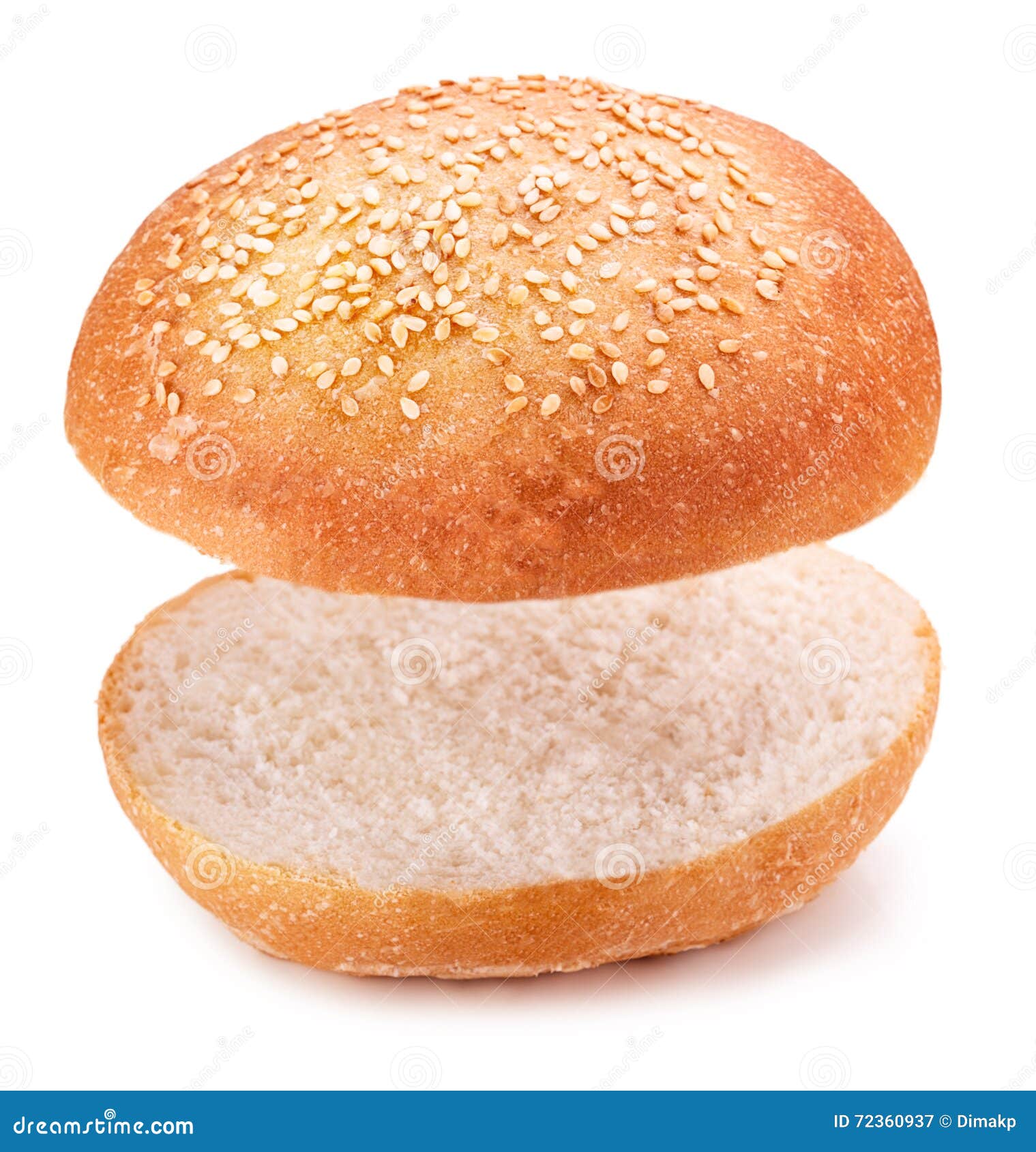 Hamburger bun stock image. Image of food, bread, eating - 72360937