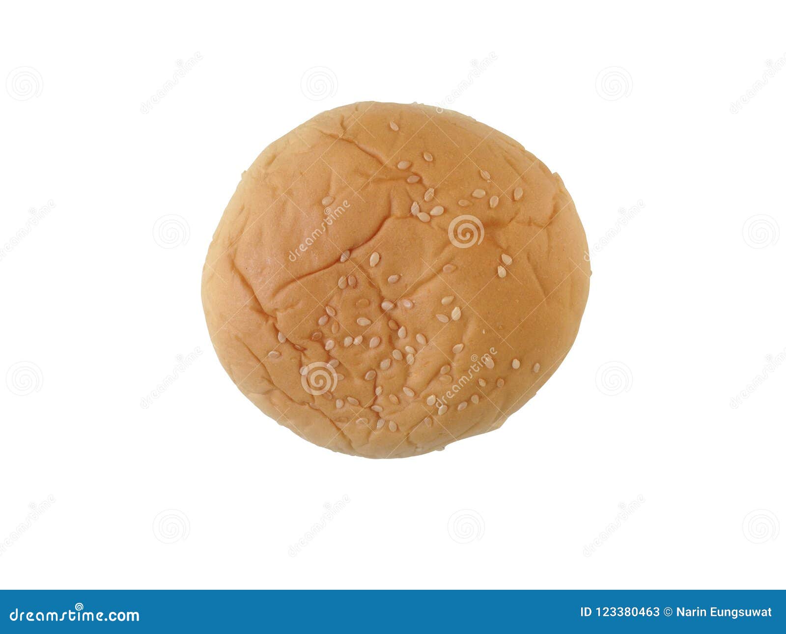 Hamburger Bun Top View