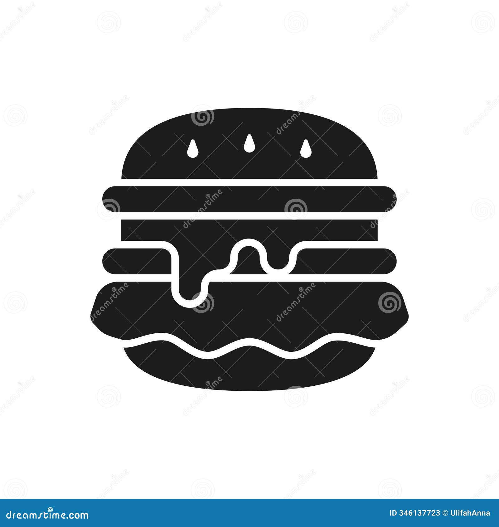 Hamburger Icon Vector Basic Design Simple and Modern Stock Illustration ...