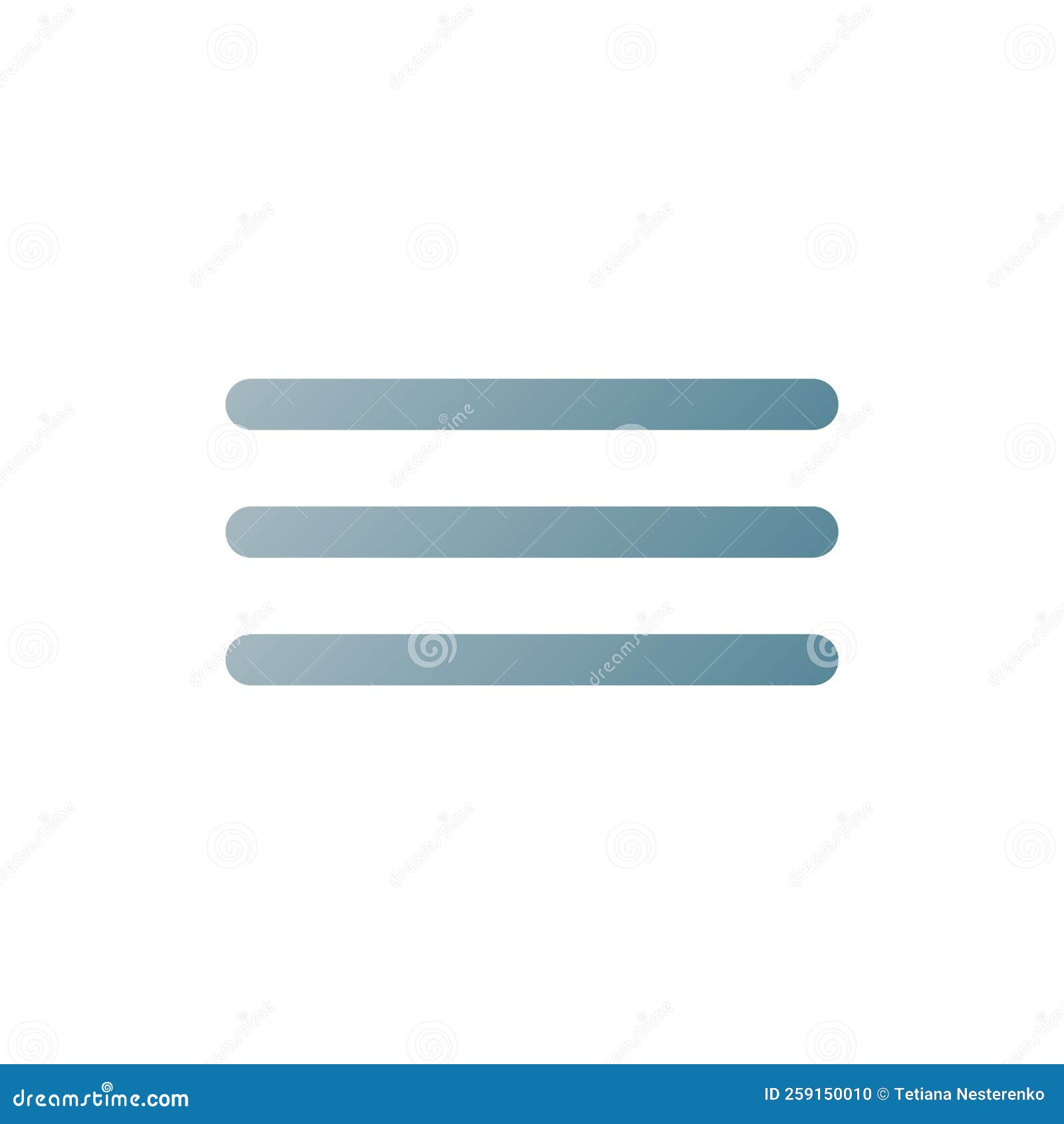 Hamburger Menu Button Pixel Perfect Flat Gradient Two-color Ui Icon ...