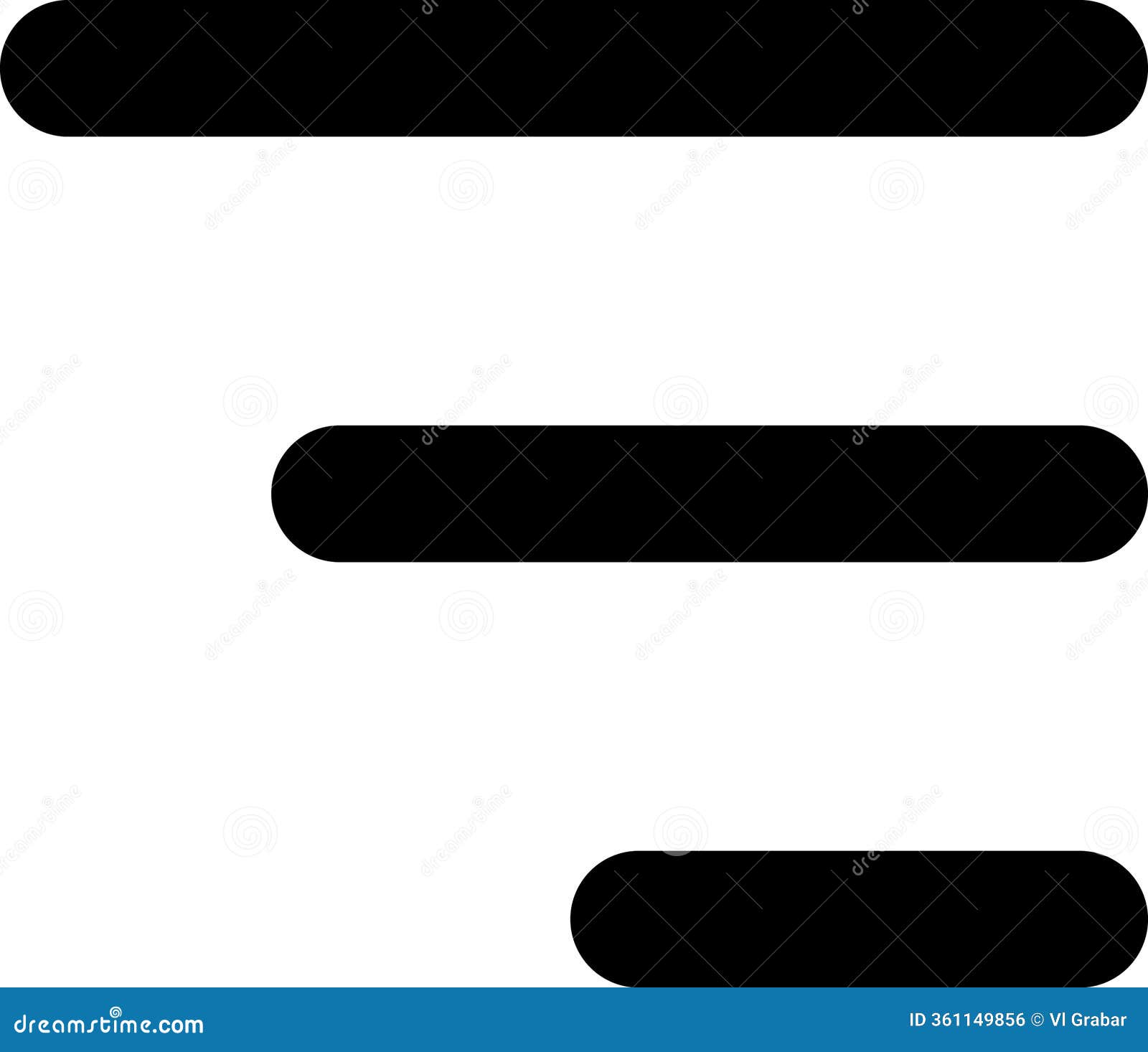 Hamburger Menu Flat Icons. UI Website Design Elements. Navigation Icons ...