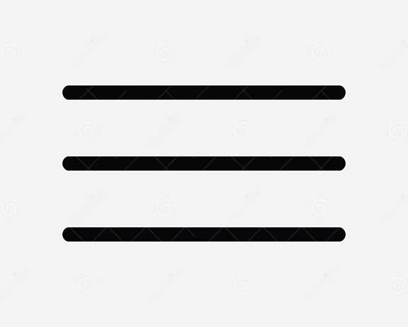 Hamburger Menu Icon Web Website App Navigate Navigation Button Ux Ui