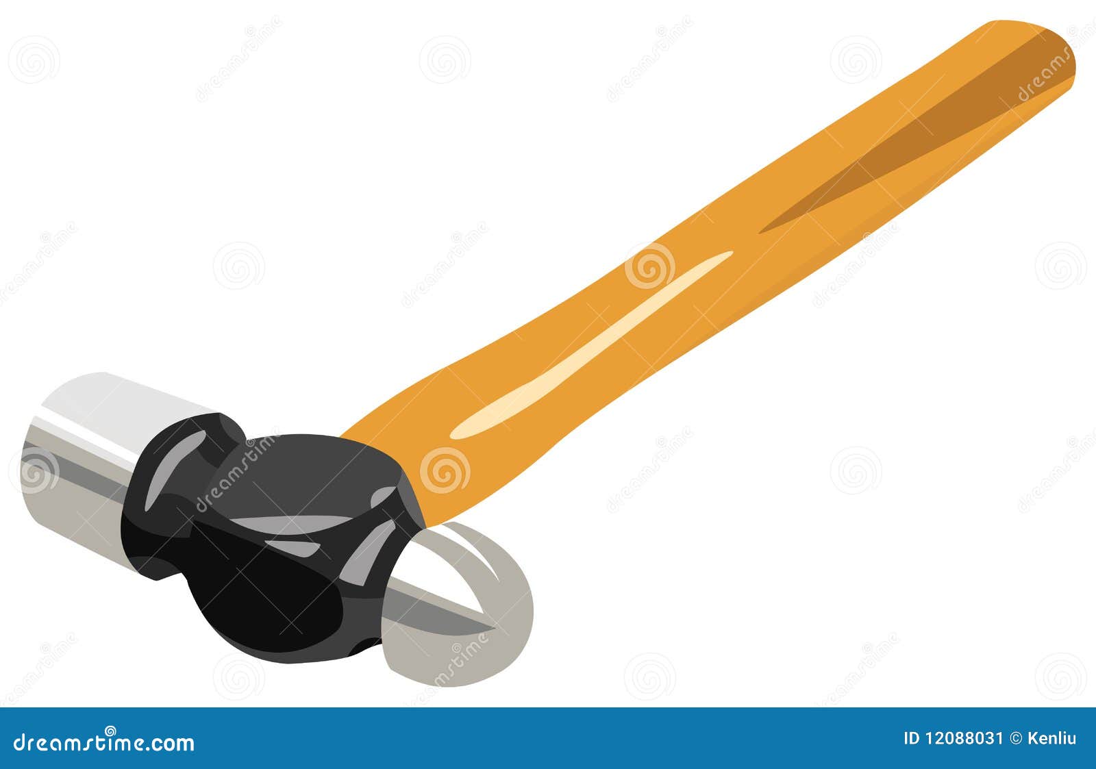 Hamer vector illustratie. Illustration of verbetering - 12088031