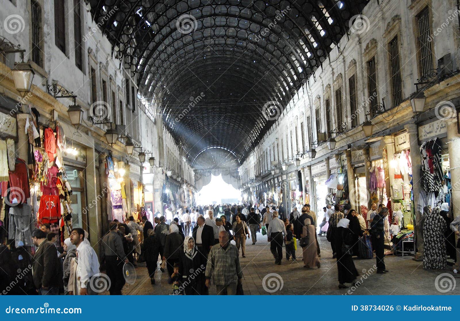 Hamidiye-Basar in Aleppo redaktionelles foto. Bild von basar - 38734026
