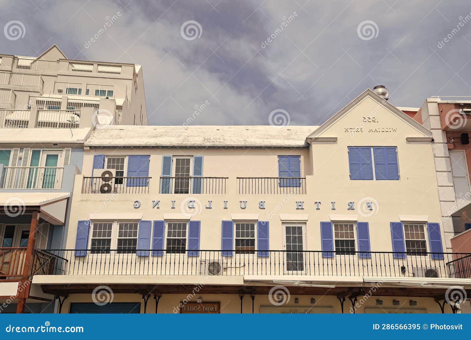 Hamilton, Bermuda - March 20, 2016: Frith Architecture Building in City ...