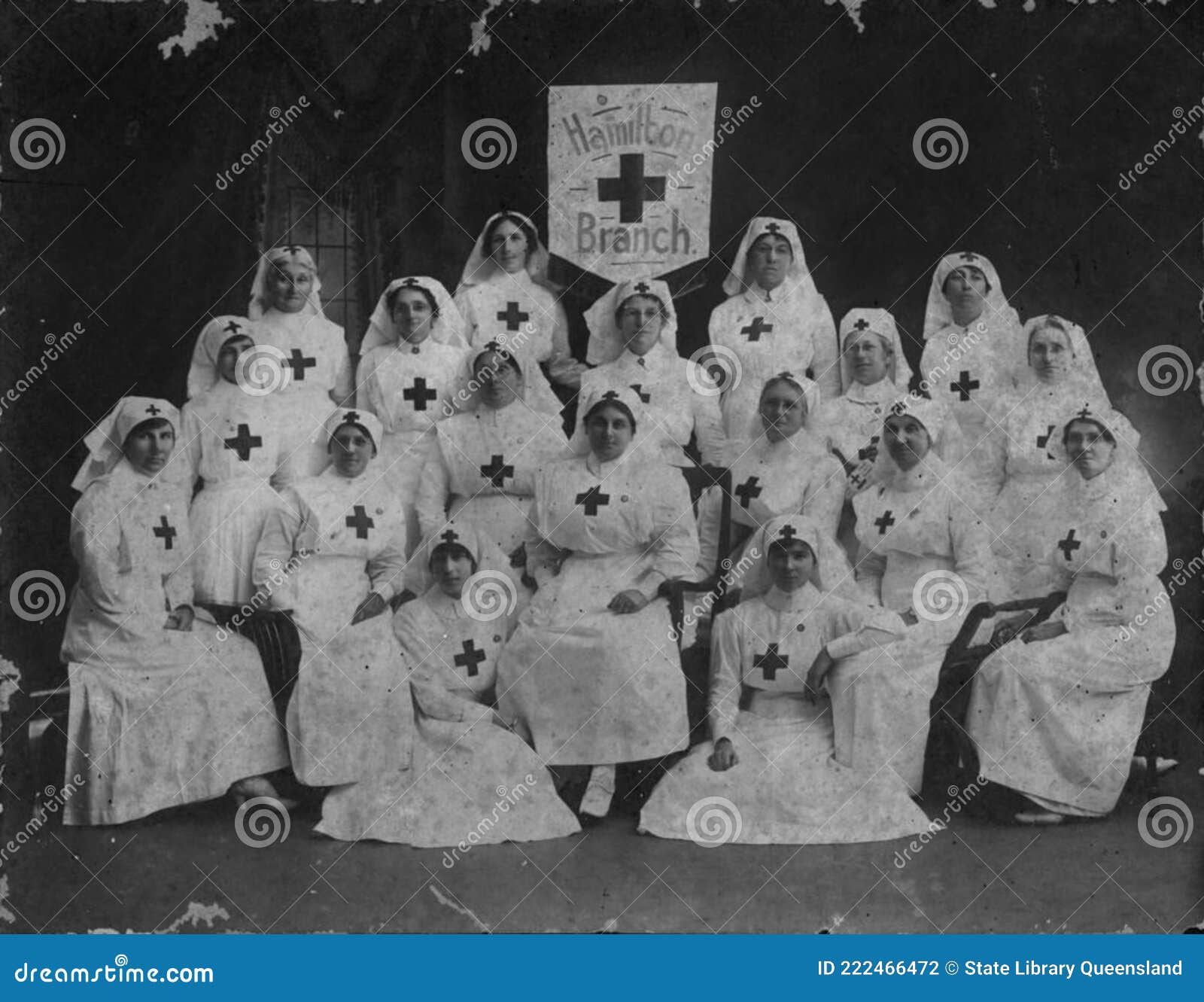 Hamilton Branch Of The Red Cross During World War One Picture. Image ...