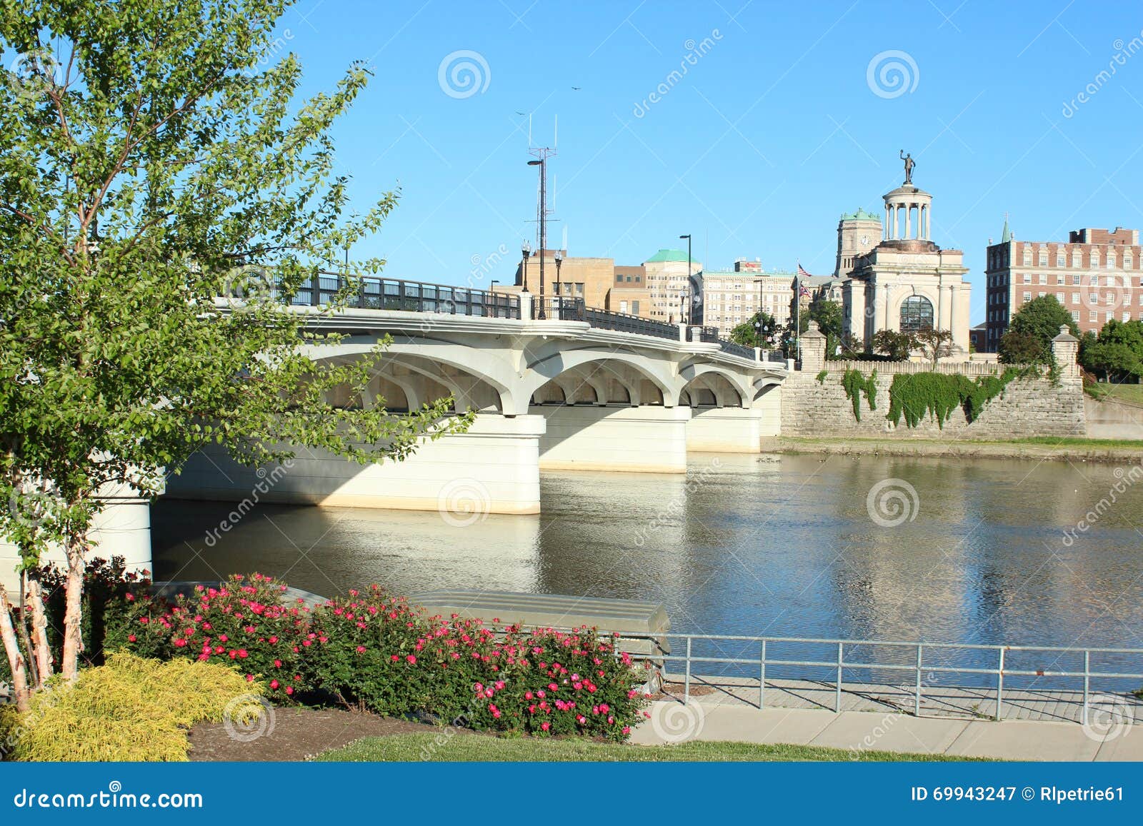 Bridge Crossing The Clutha River Near Luggate Stock Image ...