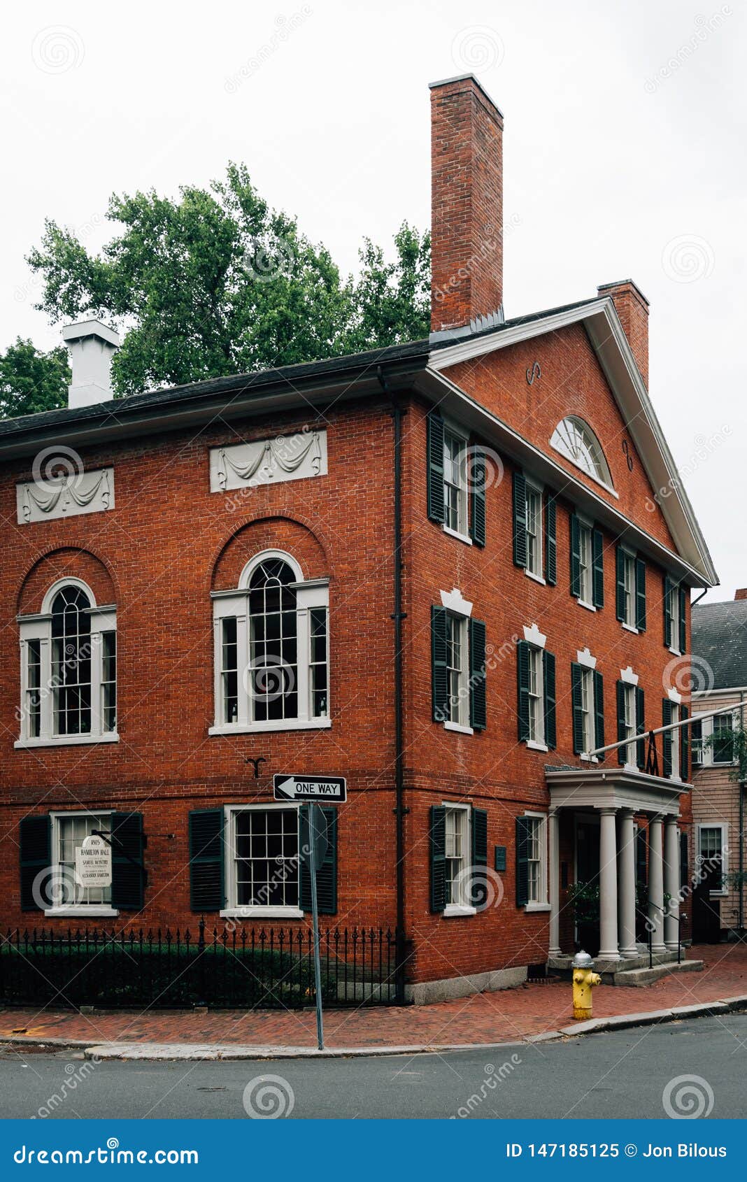 Hamilton Hall, in Salem, Massachusetts Editorial Image - Image of hall ...