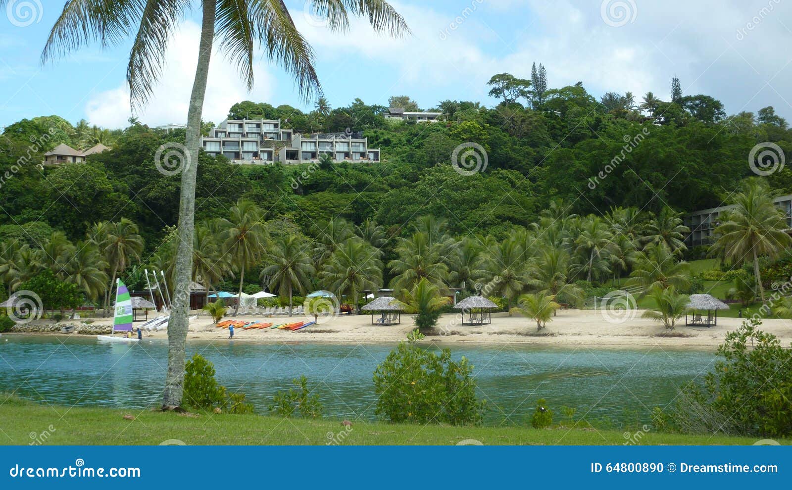 Hamilton Island Lookout foto de archivo. Imagen de verde - 64800890