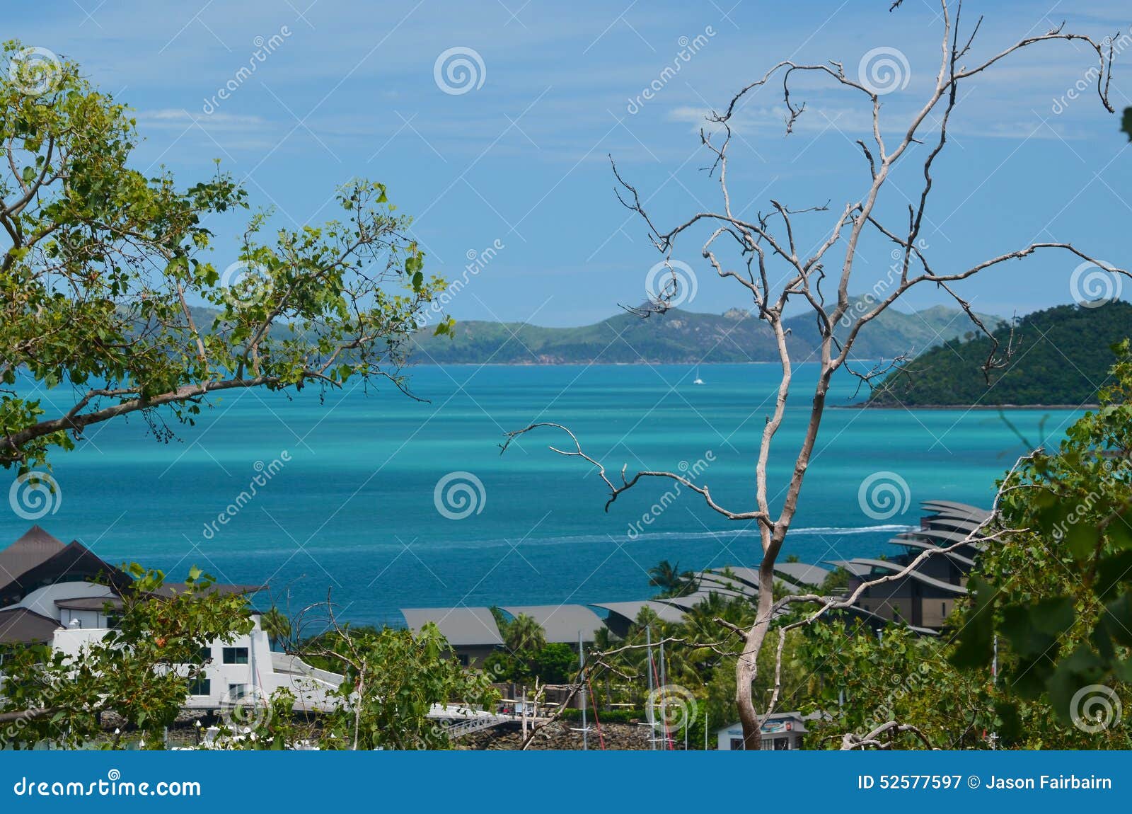 Hamilton Island Marina stock image. Image of travel, water - 52577597