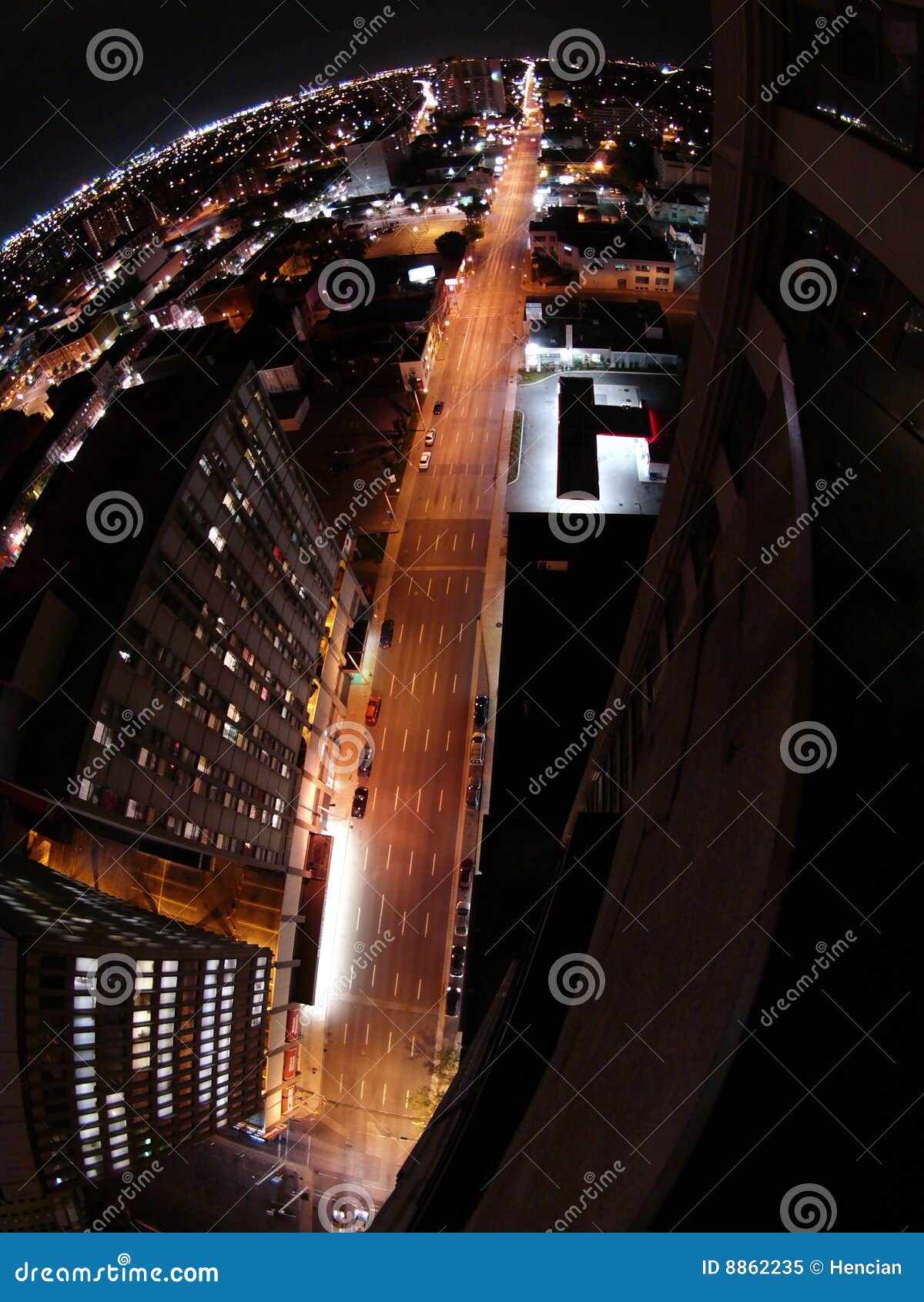 Hamilton night view stock image. Image of view, main, high - 8862235